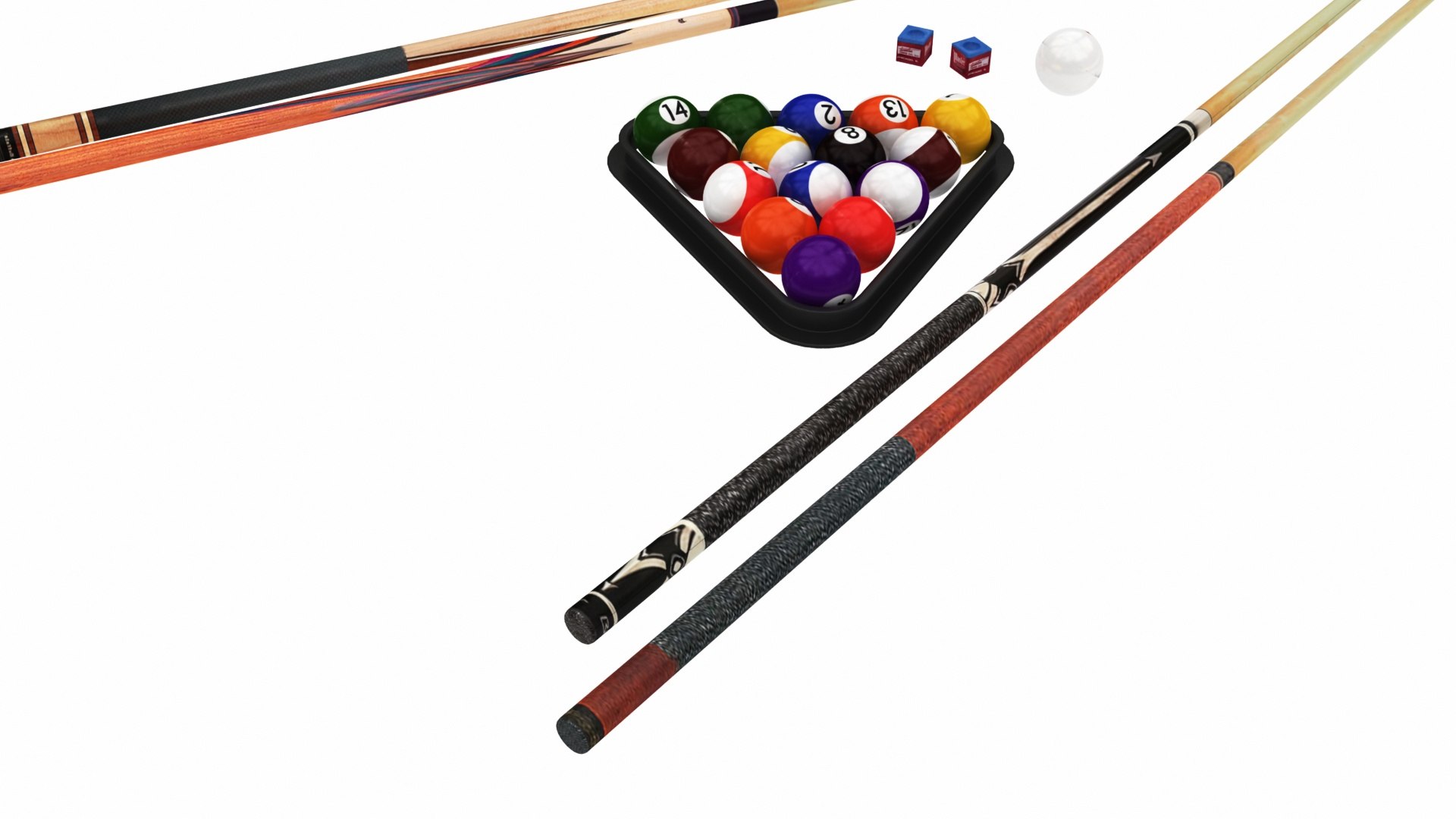 Billard elements 3D - TurboSquid 1492598