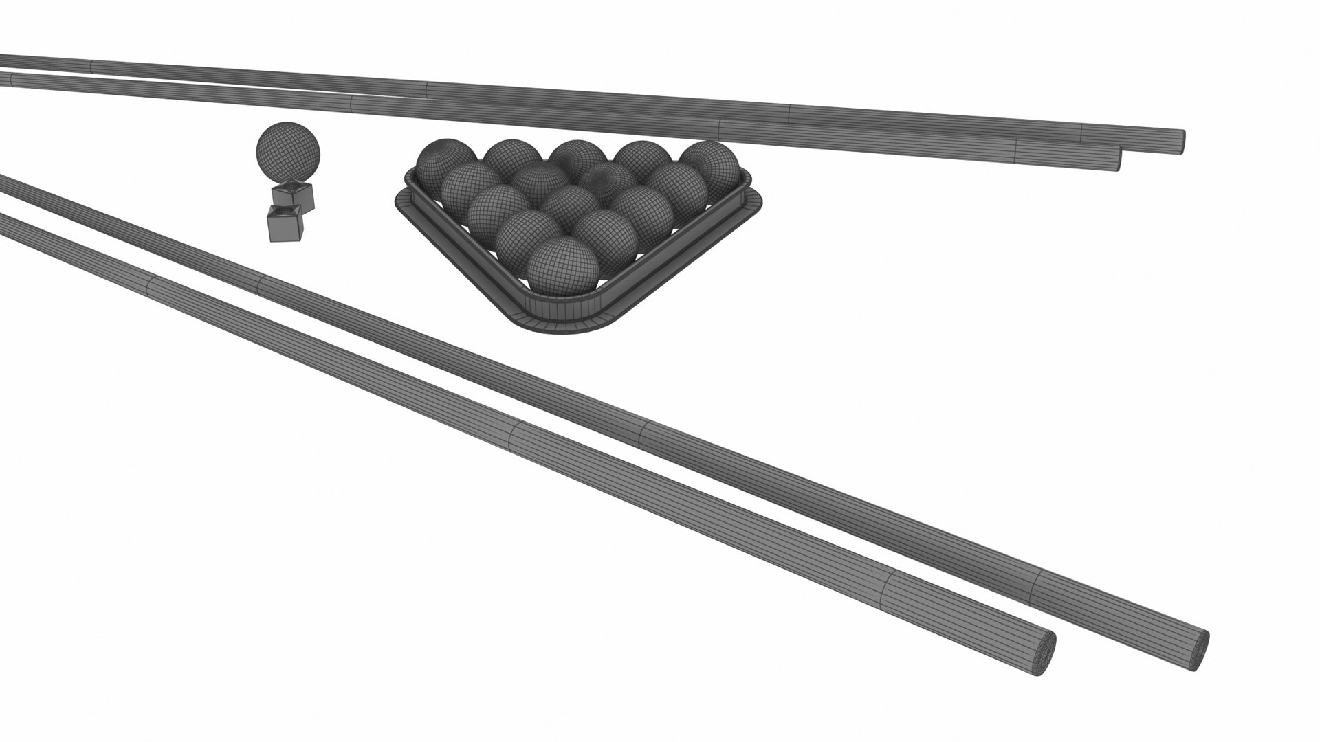 Billard elements 3D - TurboSquid 1492598