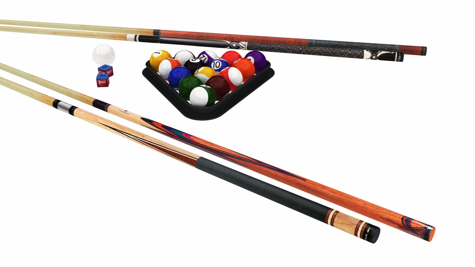 Billard elements 3D - TurboSquid 1492598