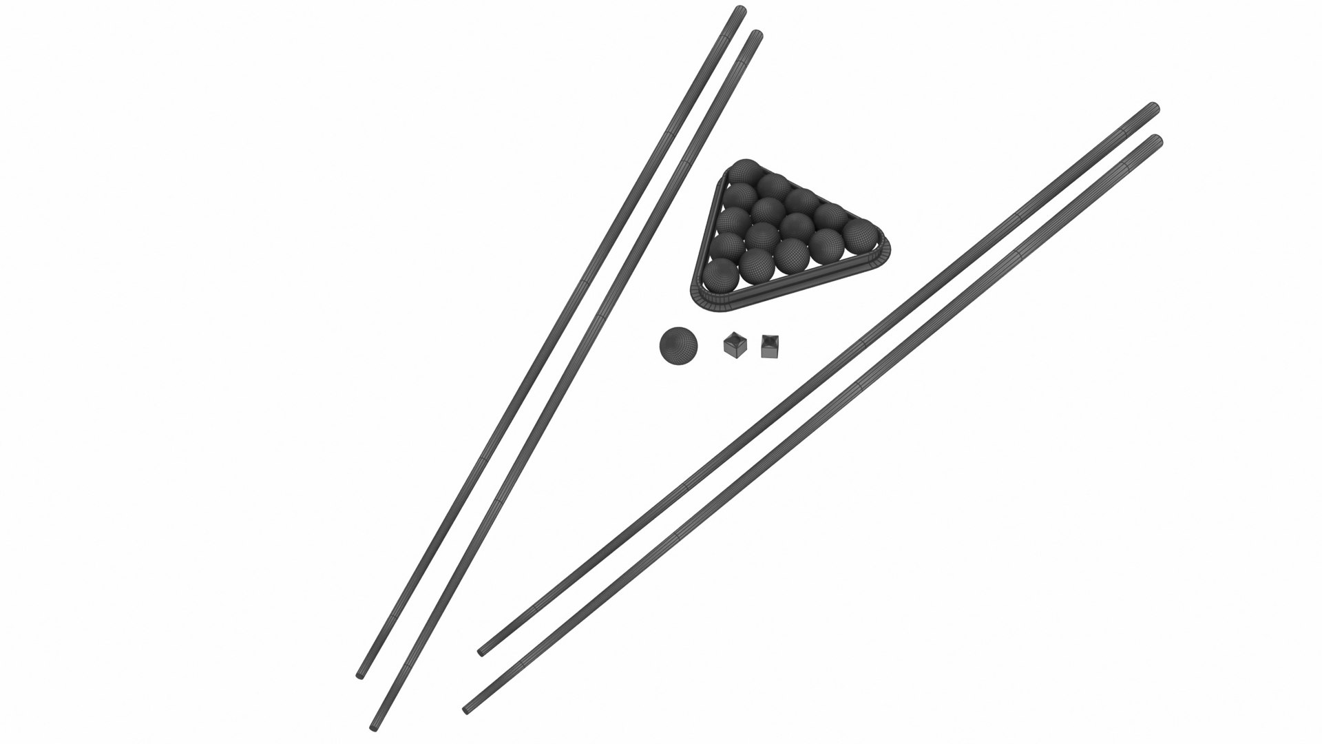 Billard elements 3D - TurboSquid 1492598