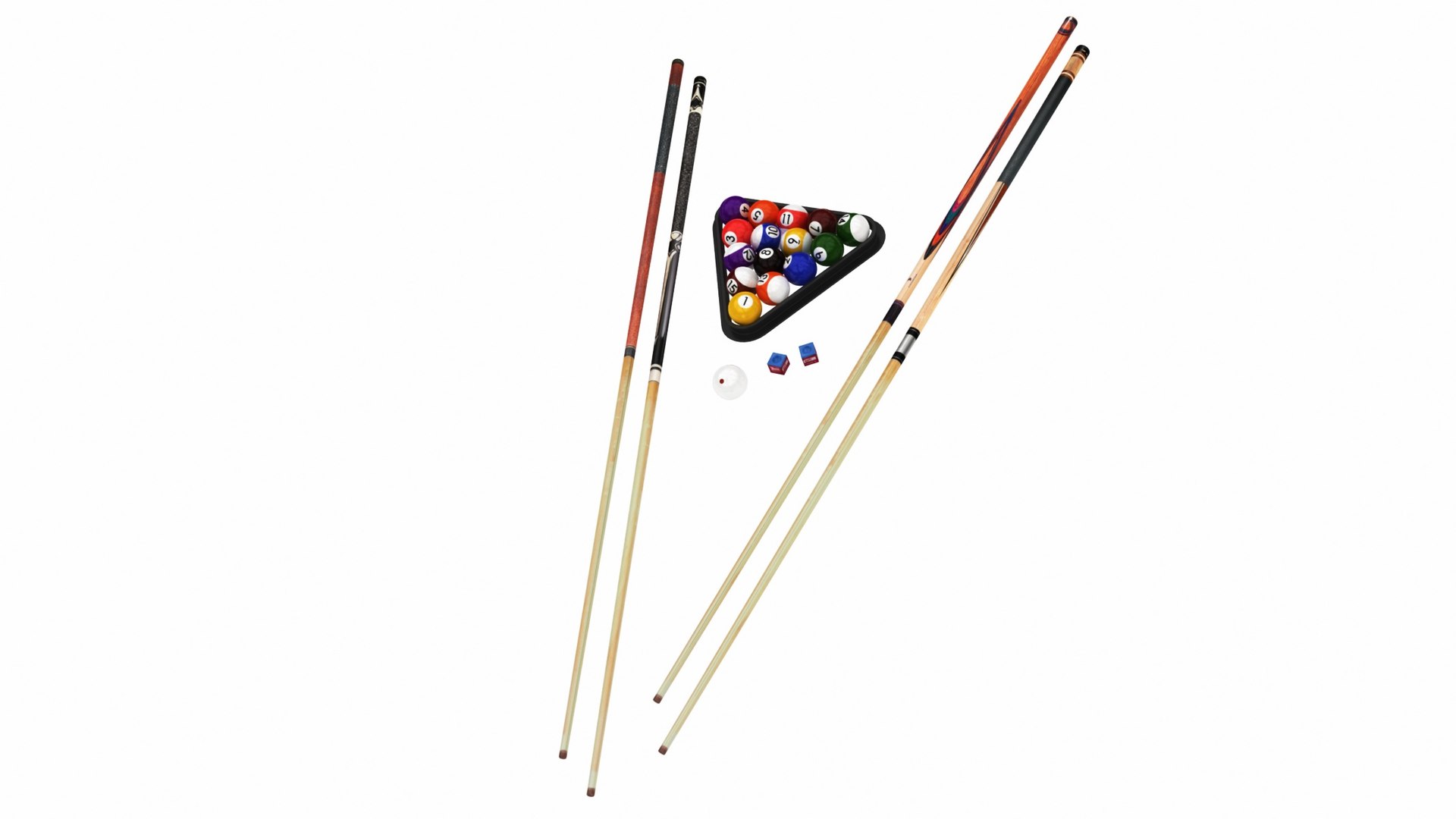 Billard elements 3D - TurboSquid 1492598