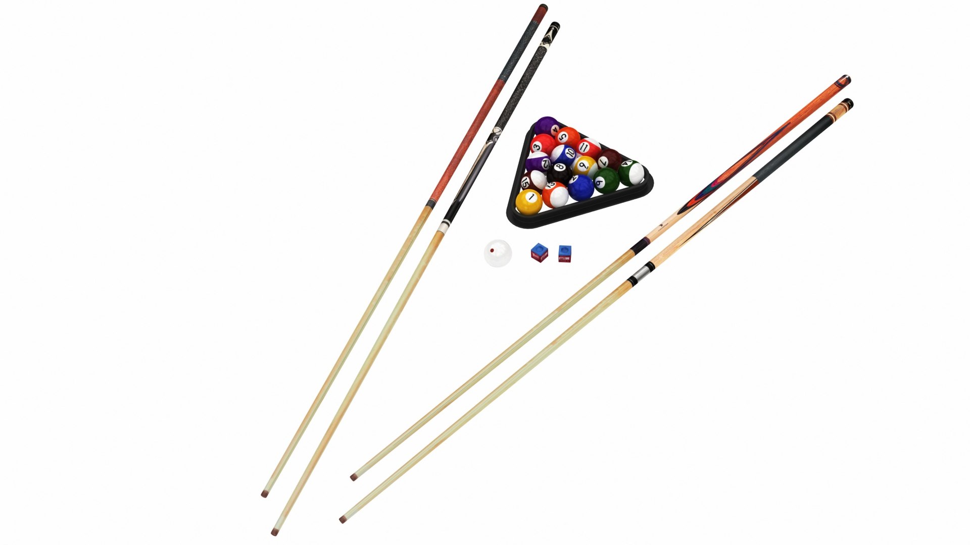 Billard elements 3D - TurboSquid 1492598