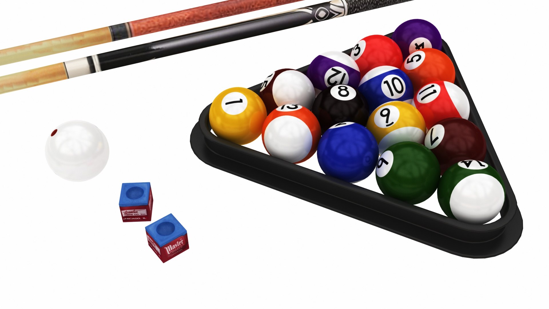 Billard elements 3D - TurboSquid 1492598