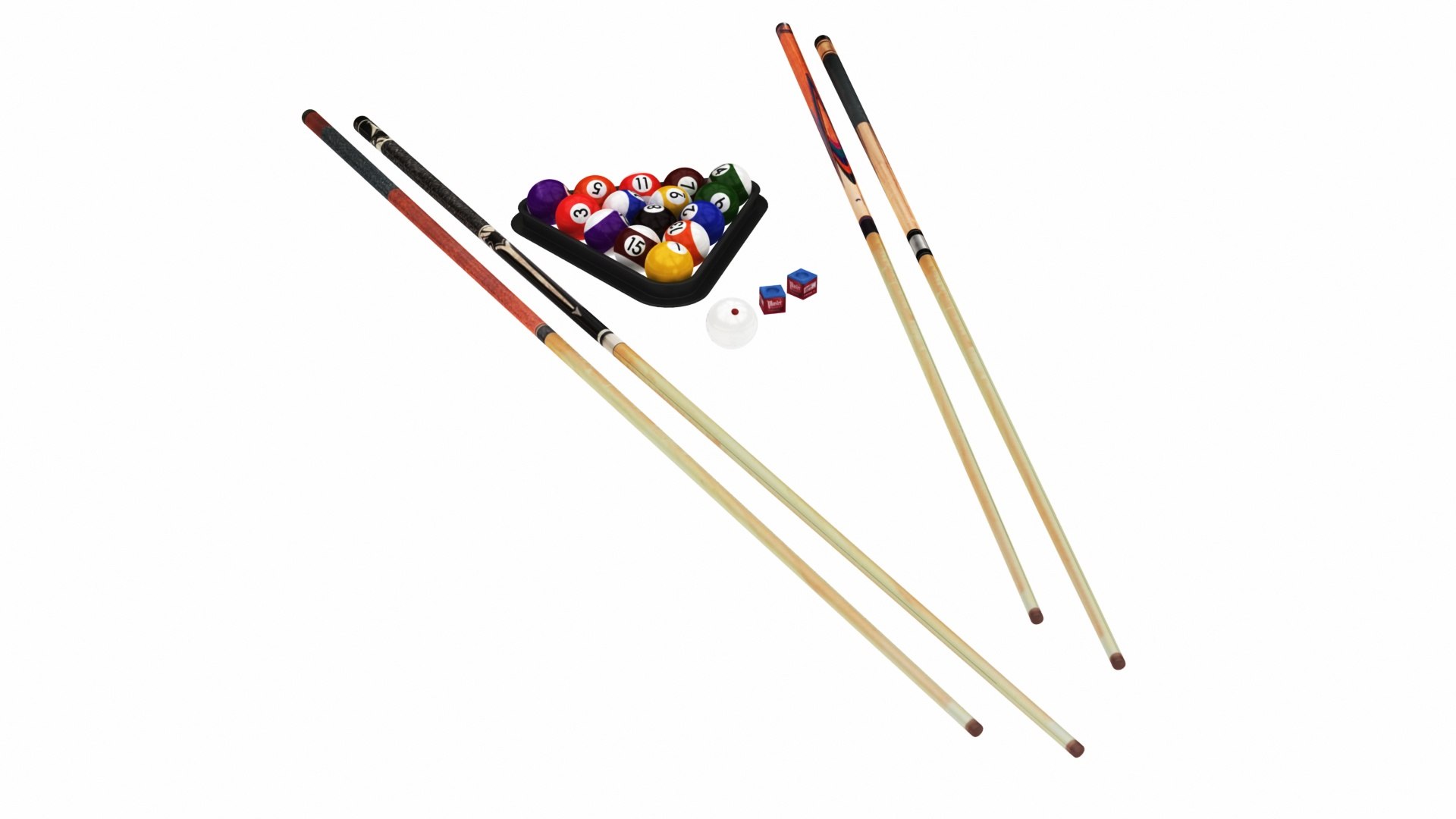 Billard elements 3D - TurboSquid 1492598