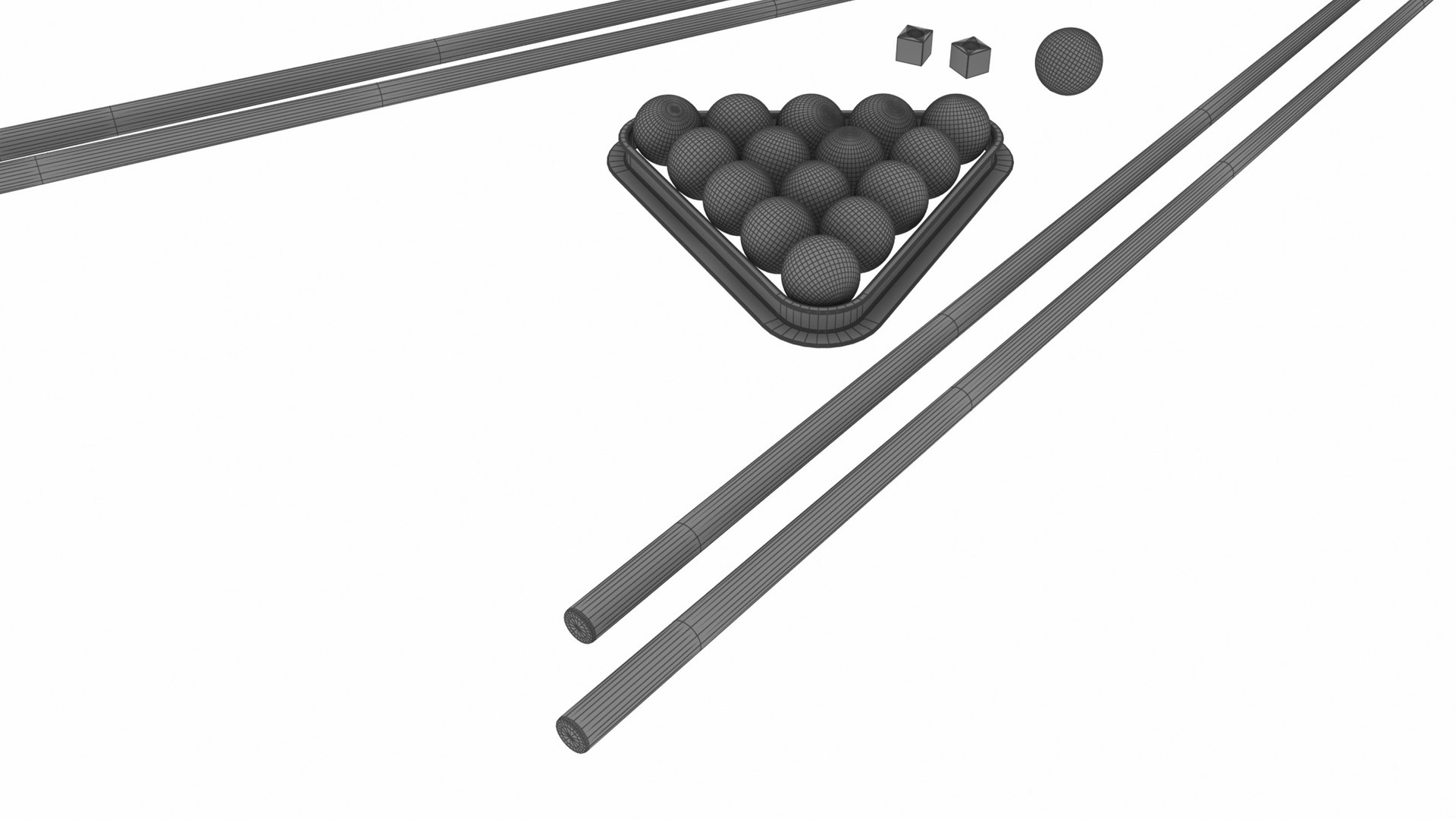 Billard elements 3D - TurboSquid 1492598