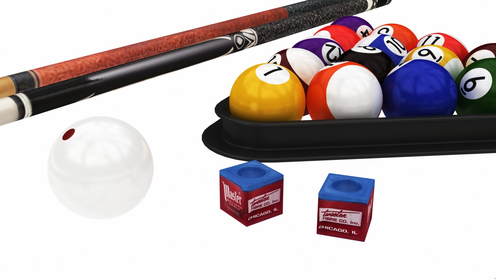 Billard elements 3D - TurboSquid 1492598
