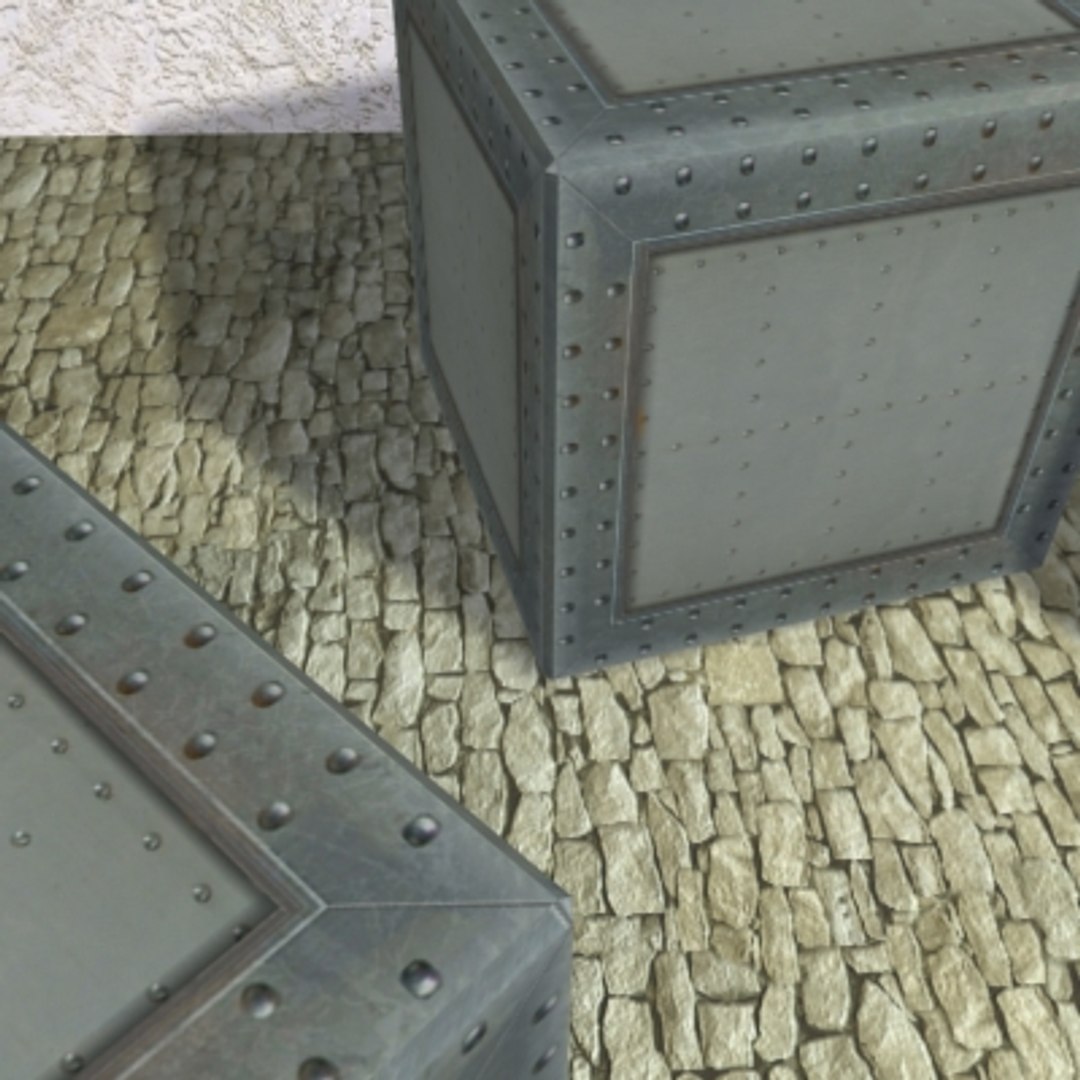 3ds Max Metal Box