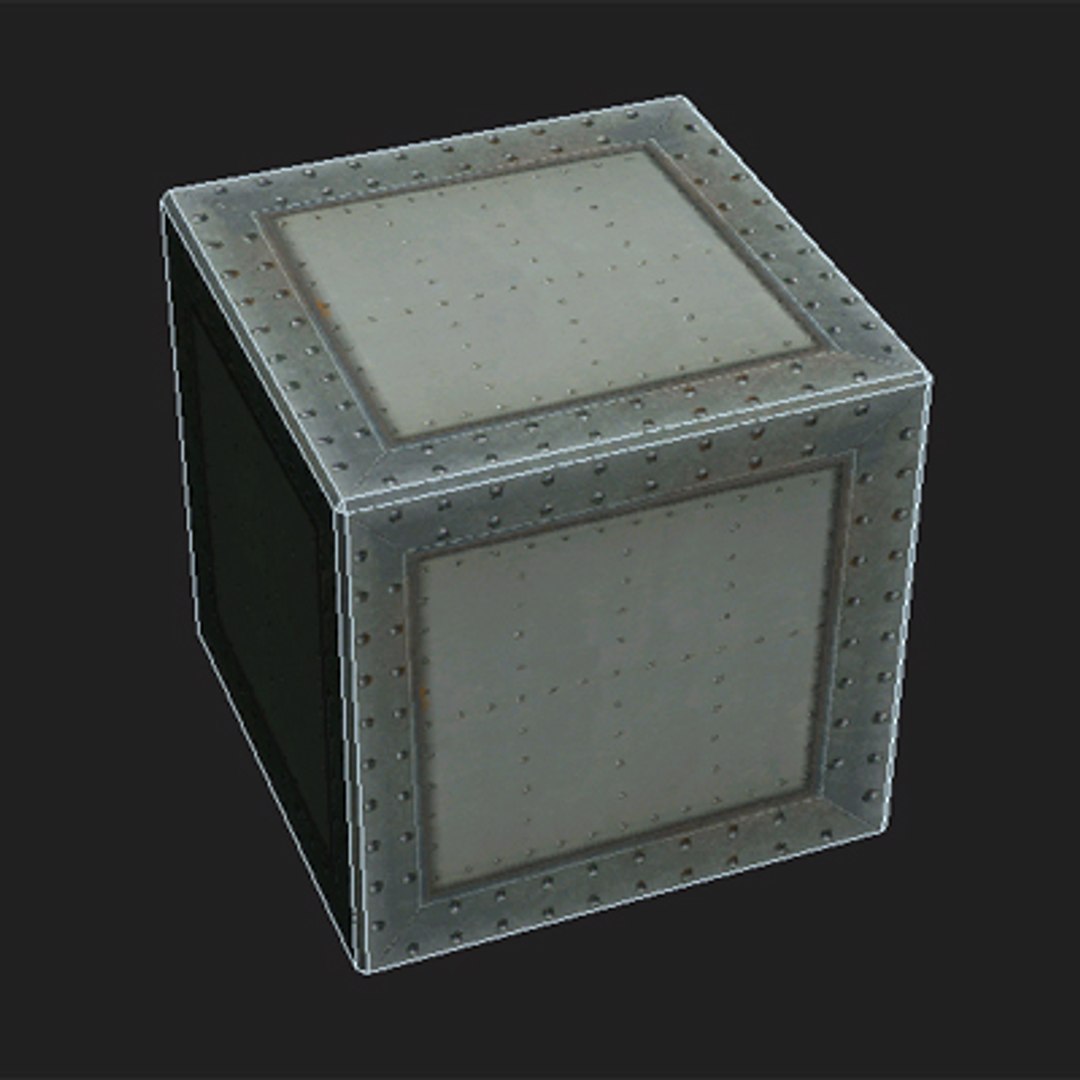 3ds Max Metal Box