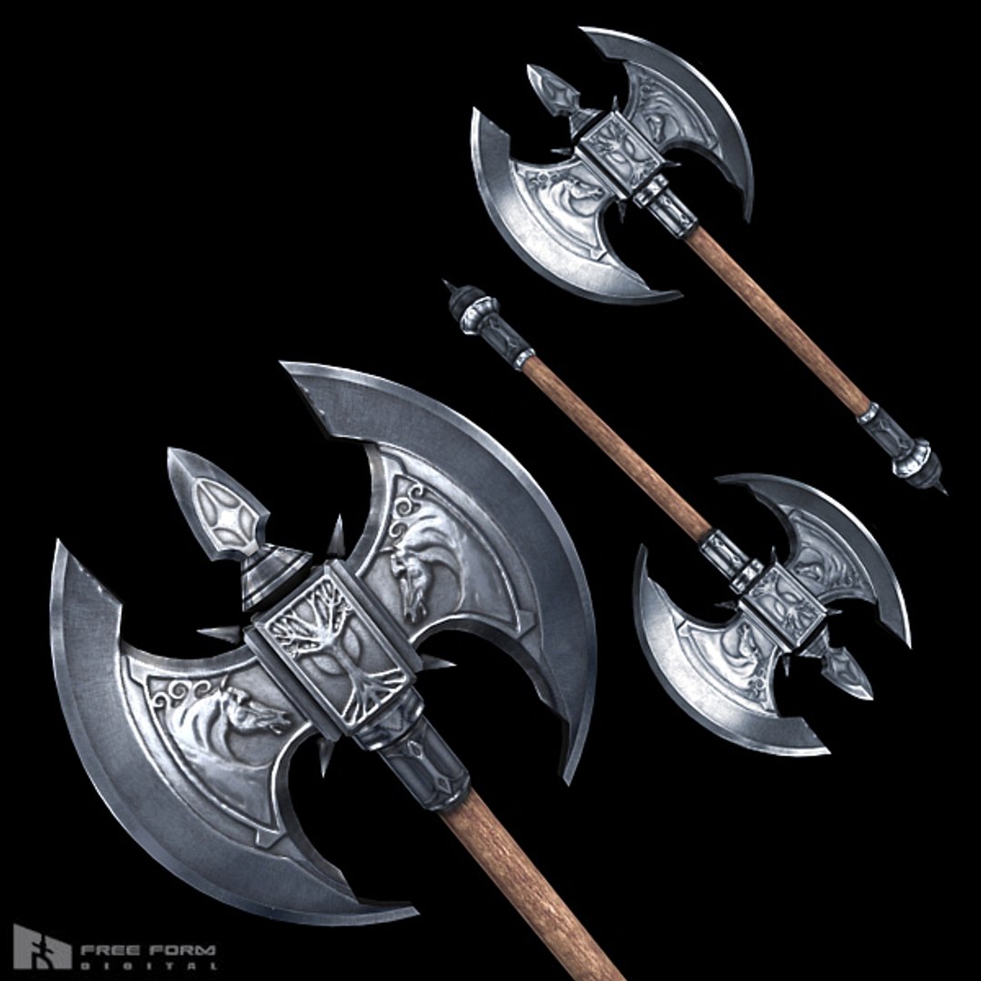 Fantasy Medieval Weapons 3d Model