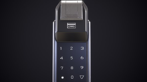 3D electronic lock digital model - TurboSquid 1679587