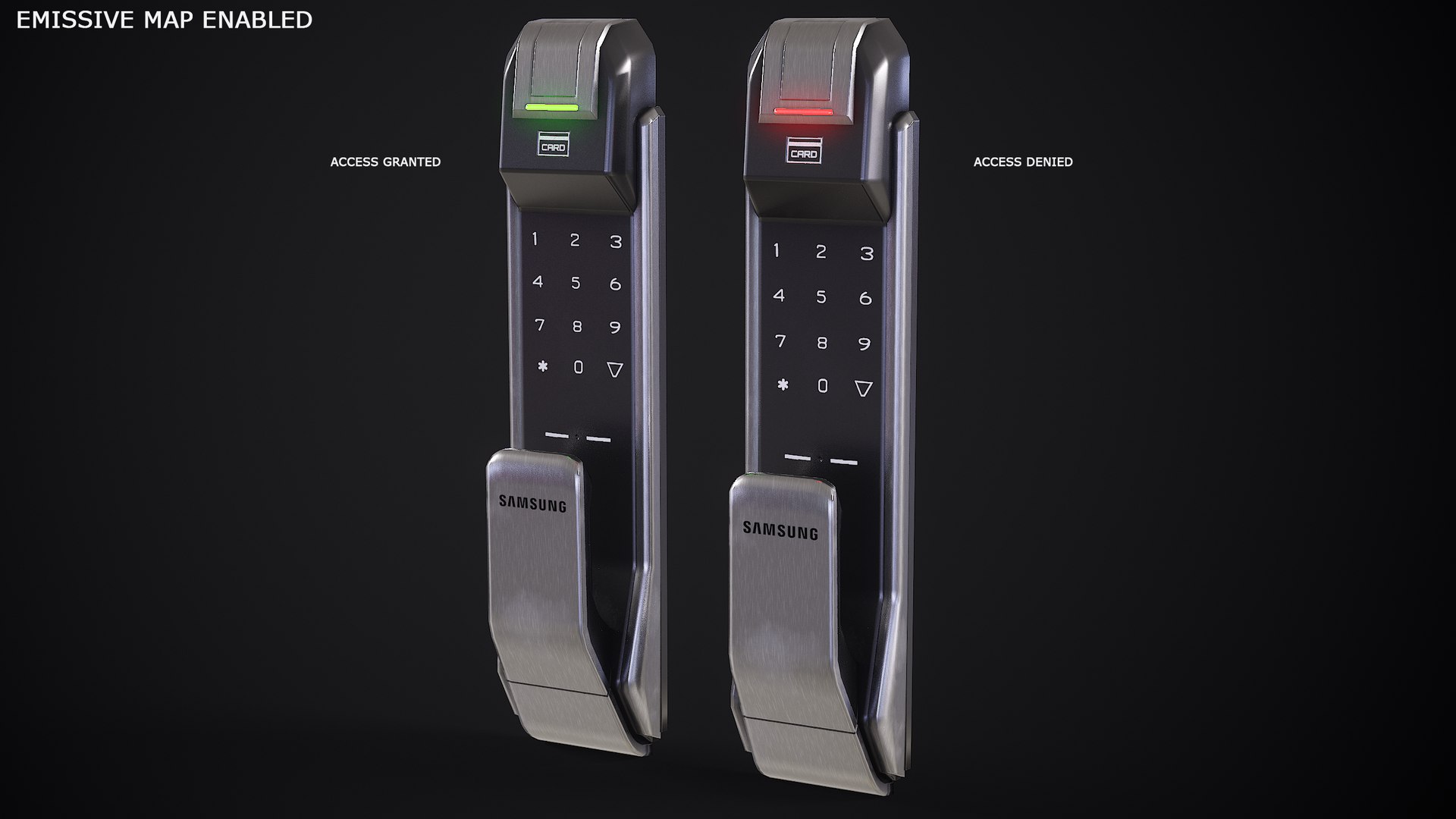 3D Electronic Lock Digital Model - TurboSquid 1679587