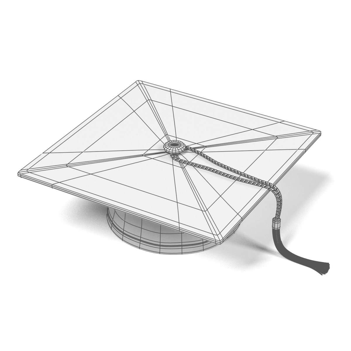 3d model graduation cap