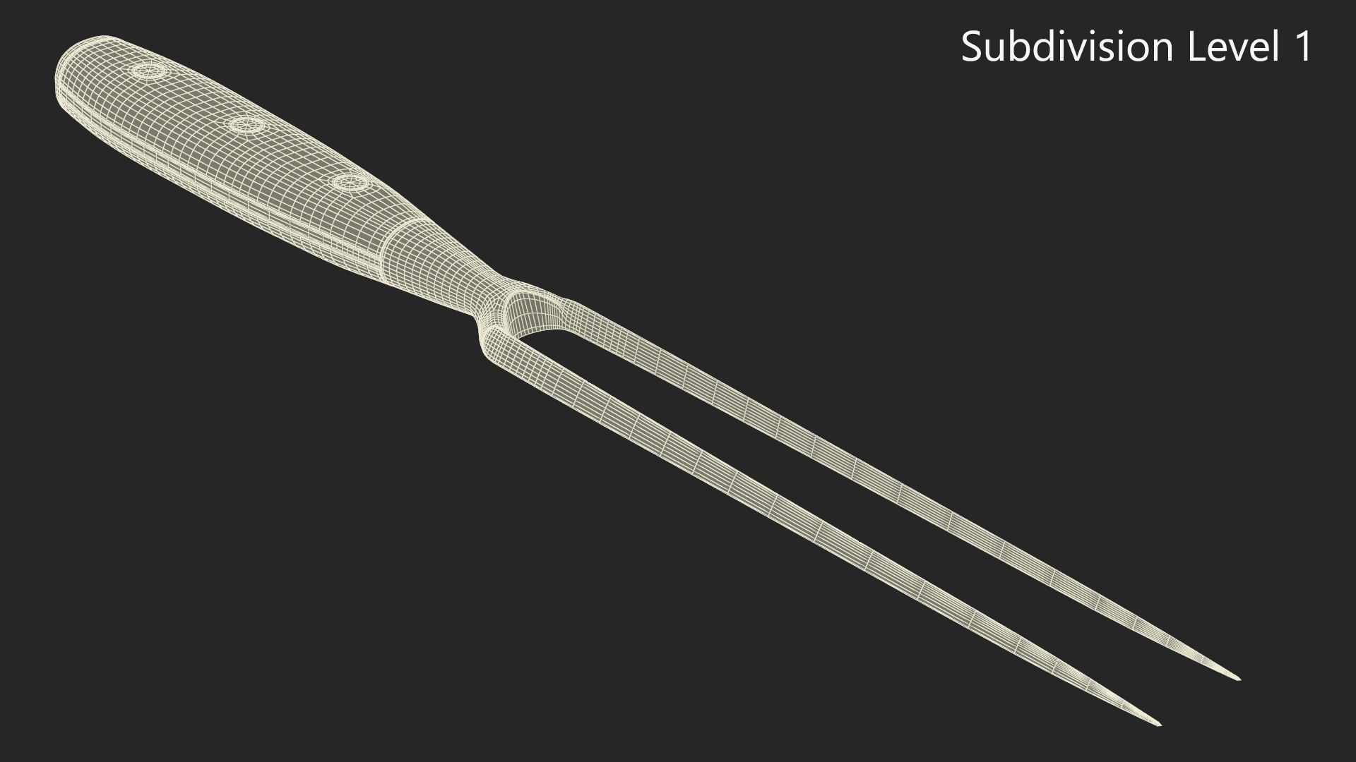Carving Fork 3D Model - TurboSquid 2189419