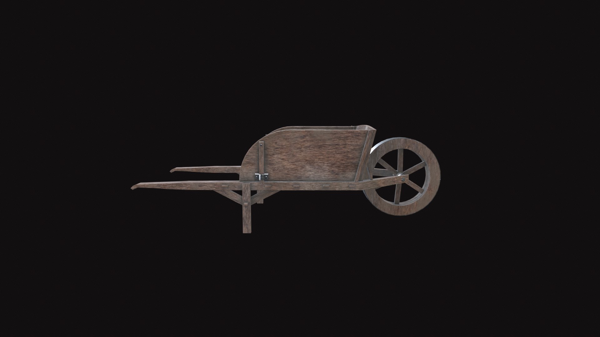 Medieval Brouette Model - TurboSquid 2310726