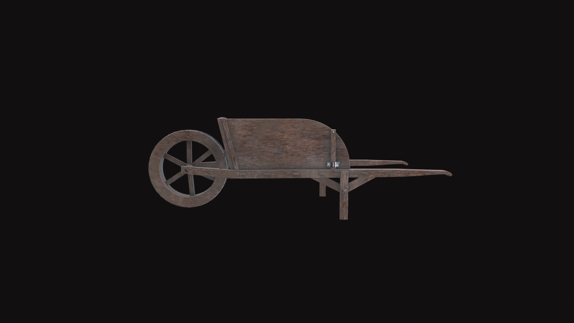 Medieval Brouette Model - TurboSquid 2310726