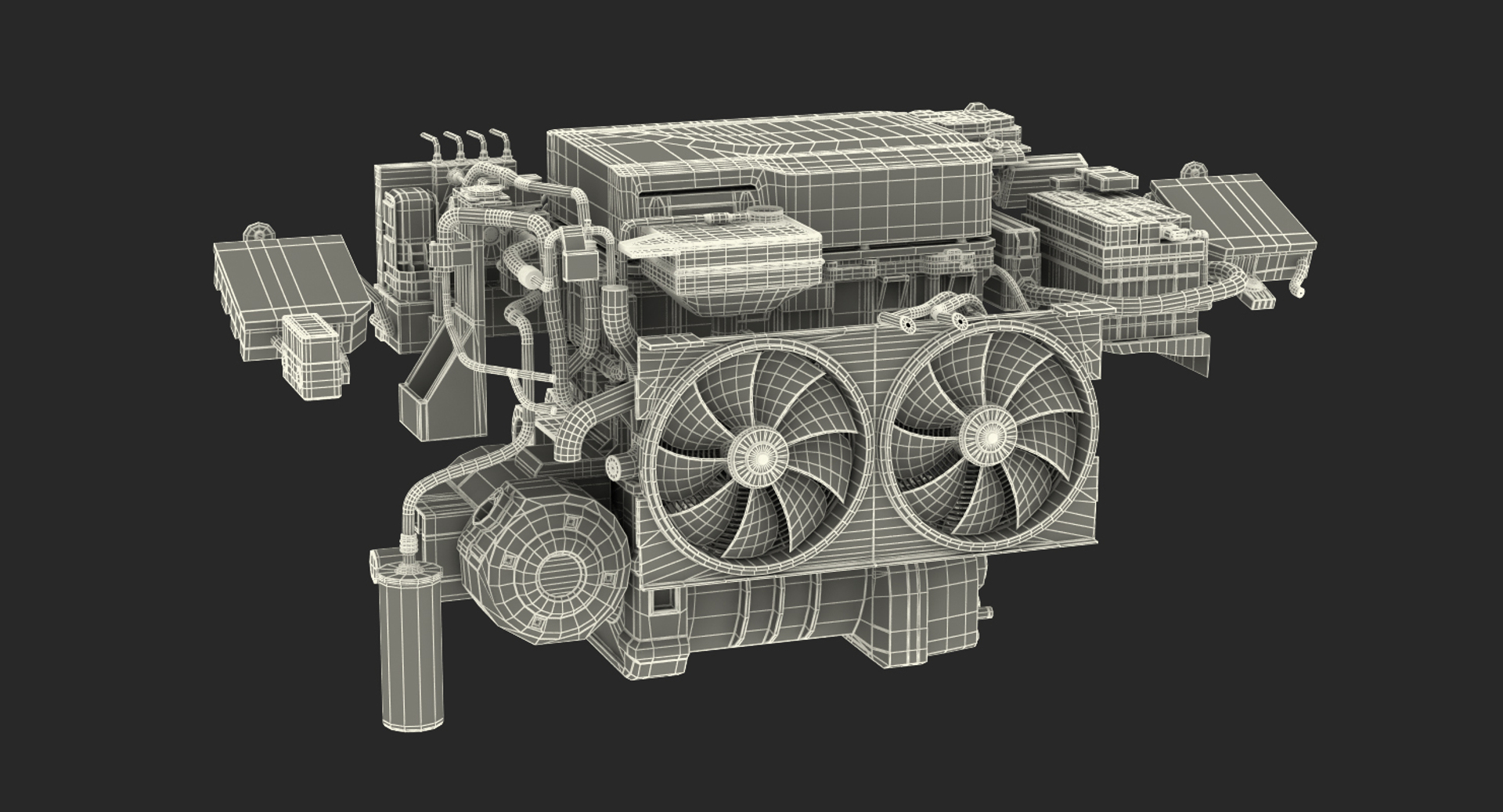 Electric Car Engine 3D - TurboSquid 1426740