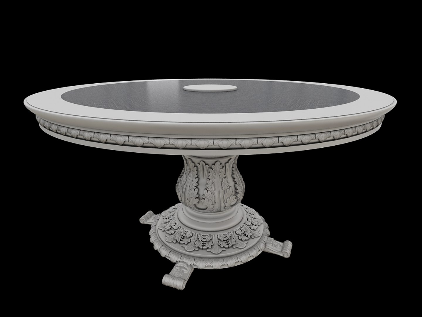3d Model Of Classical Table