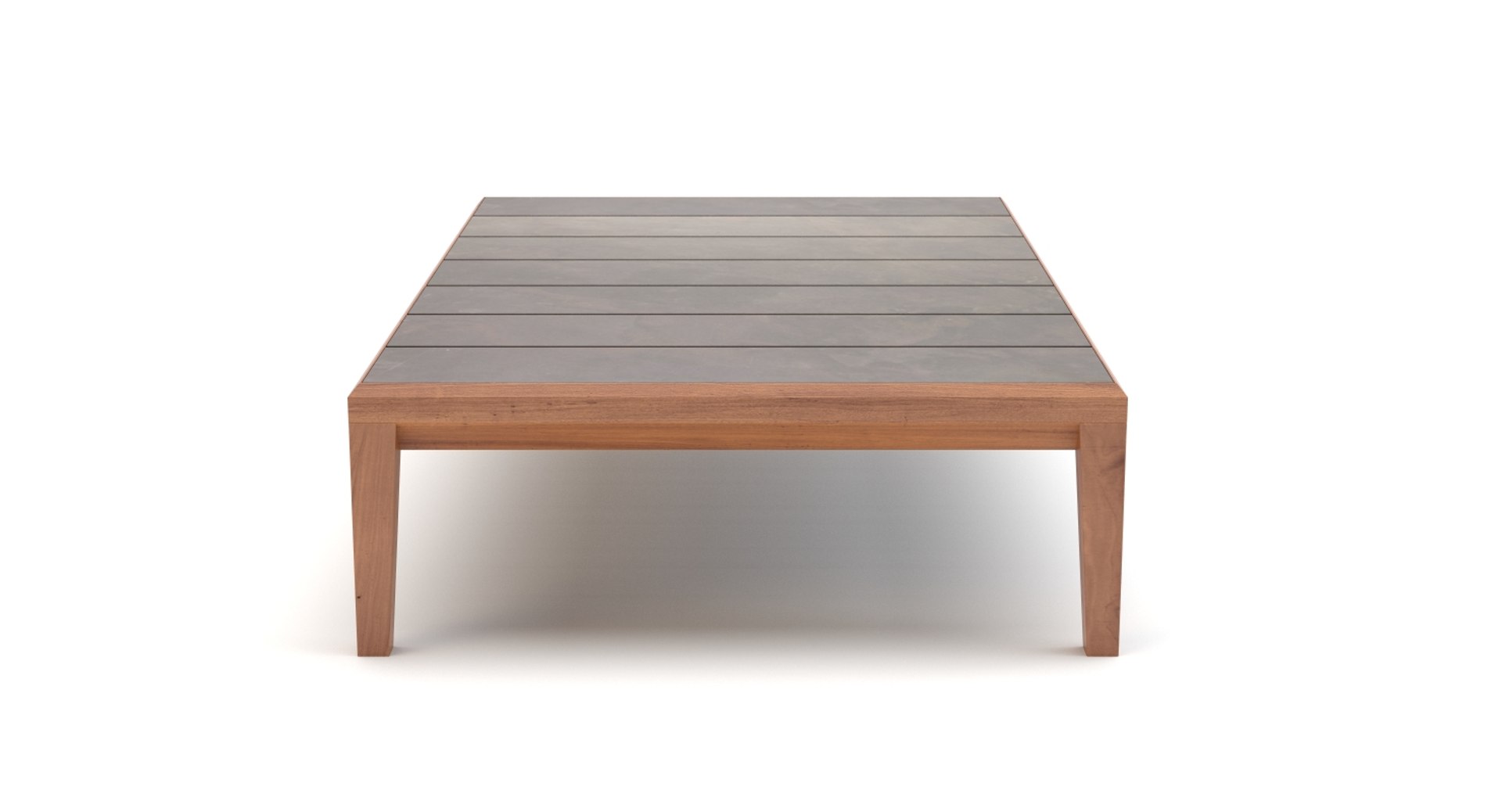 3d model roda teka coffee table