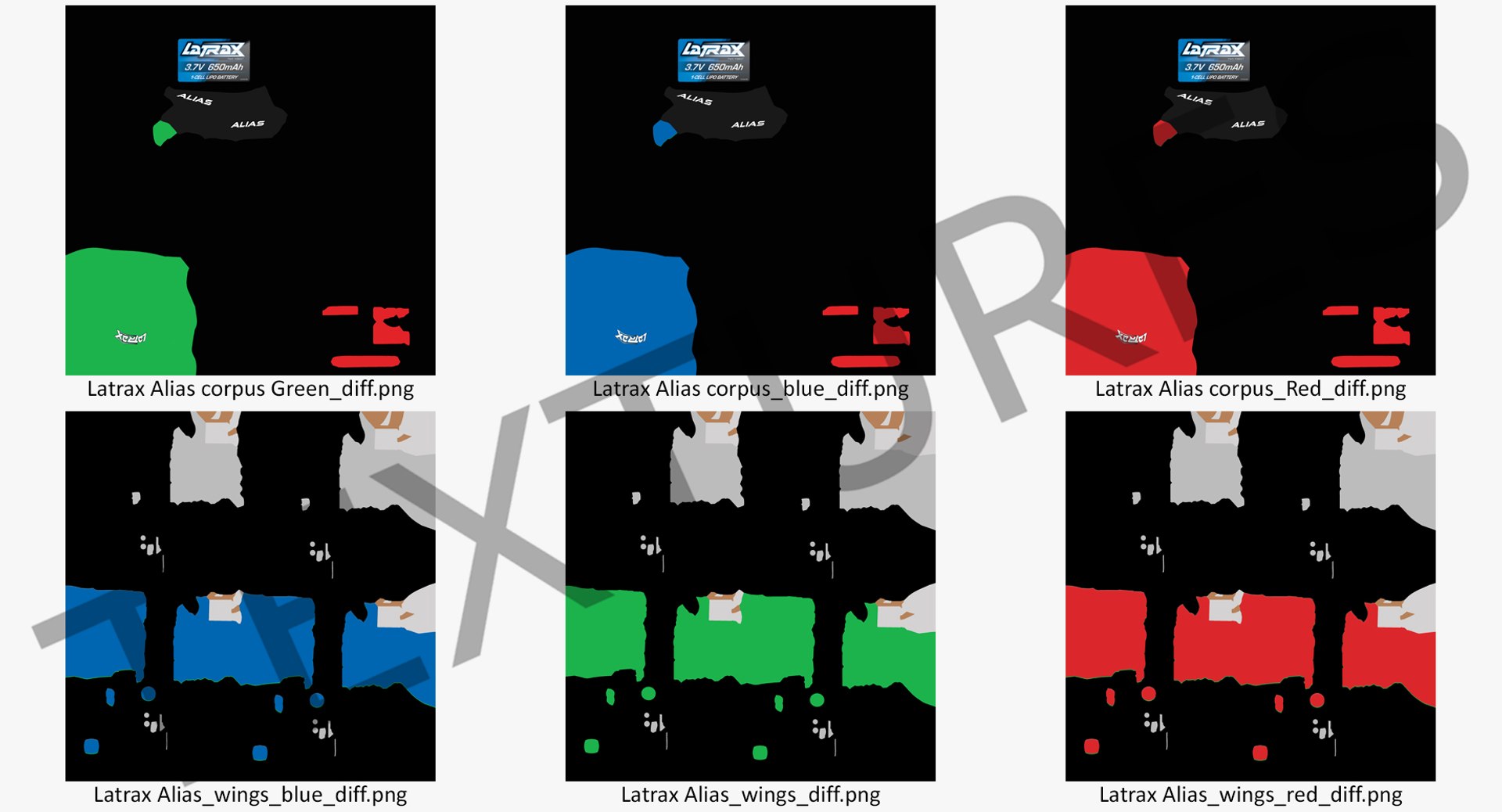 3D model quad rotor helicopter latrax - TurboSquid 1197613