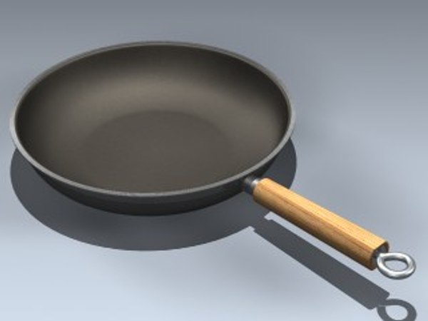 3d model frying pan