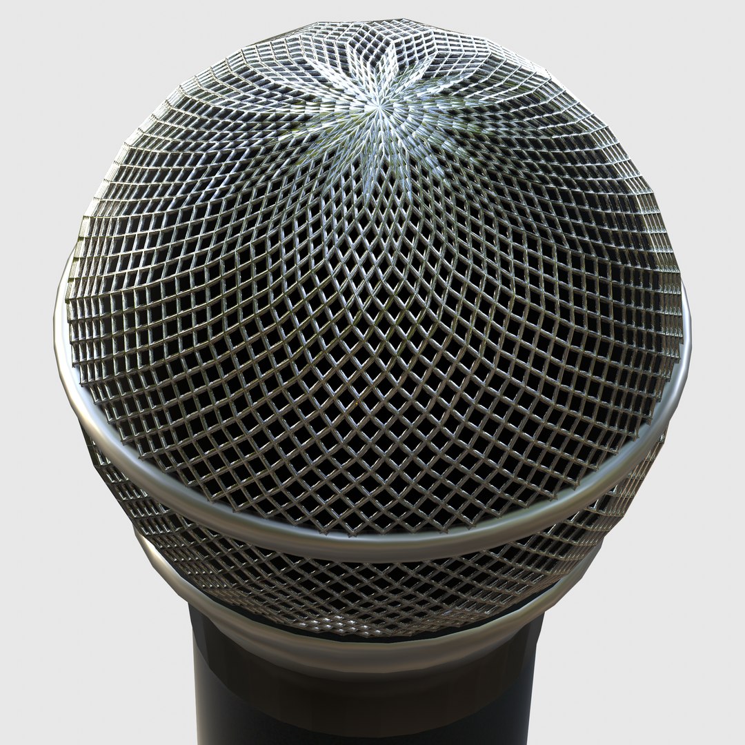 3D microphone model - TurboSquid 1821449