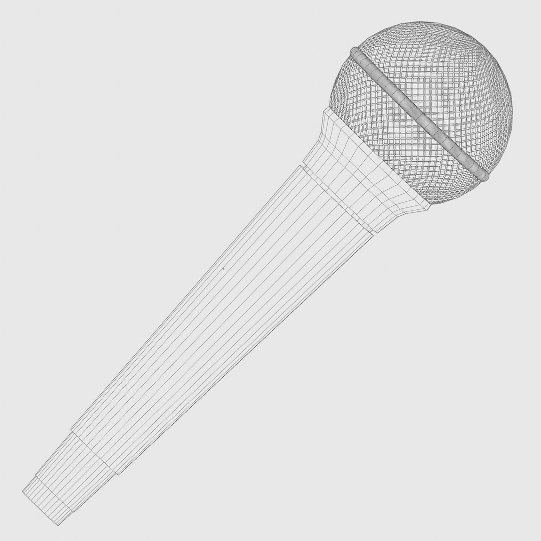 3D microphone model - TurboSquid 1821449