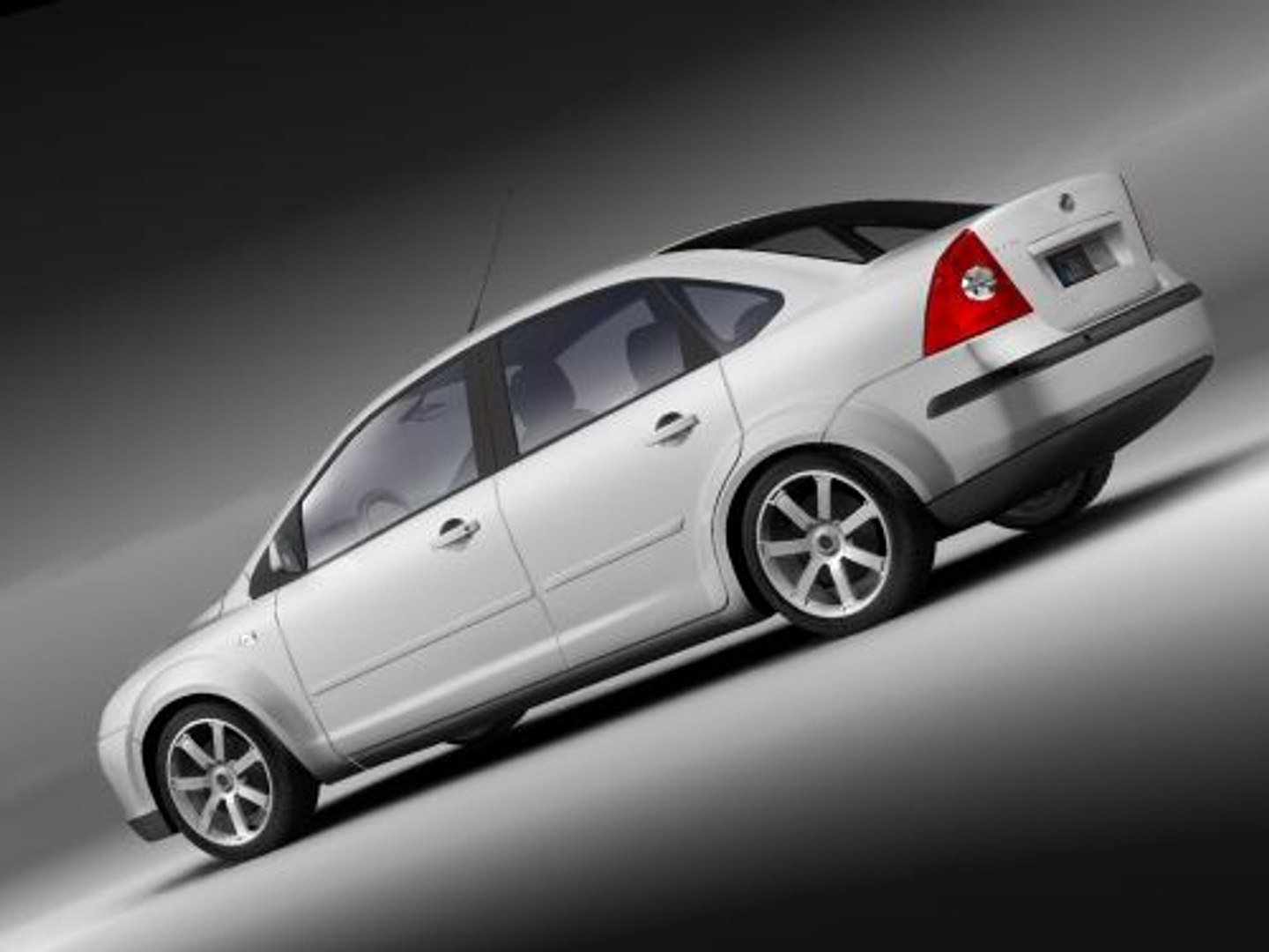 Focus Ii Sedan 3d Model