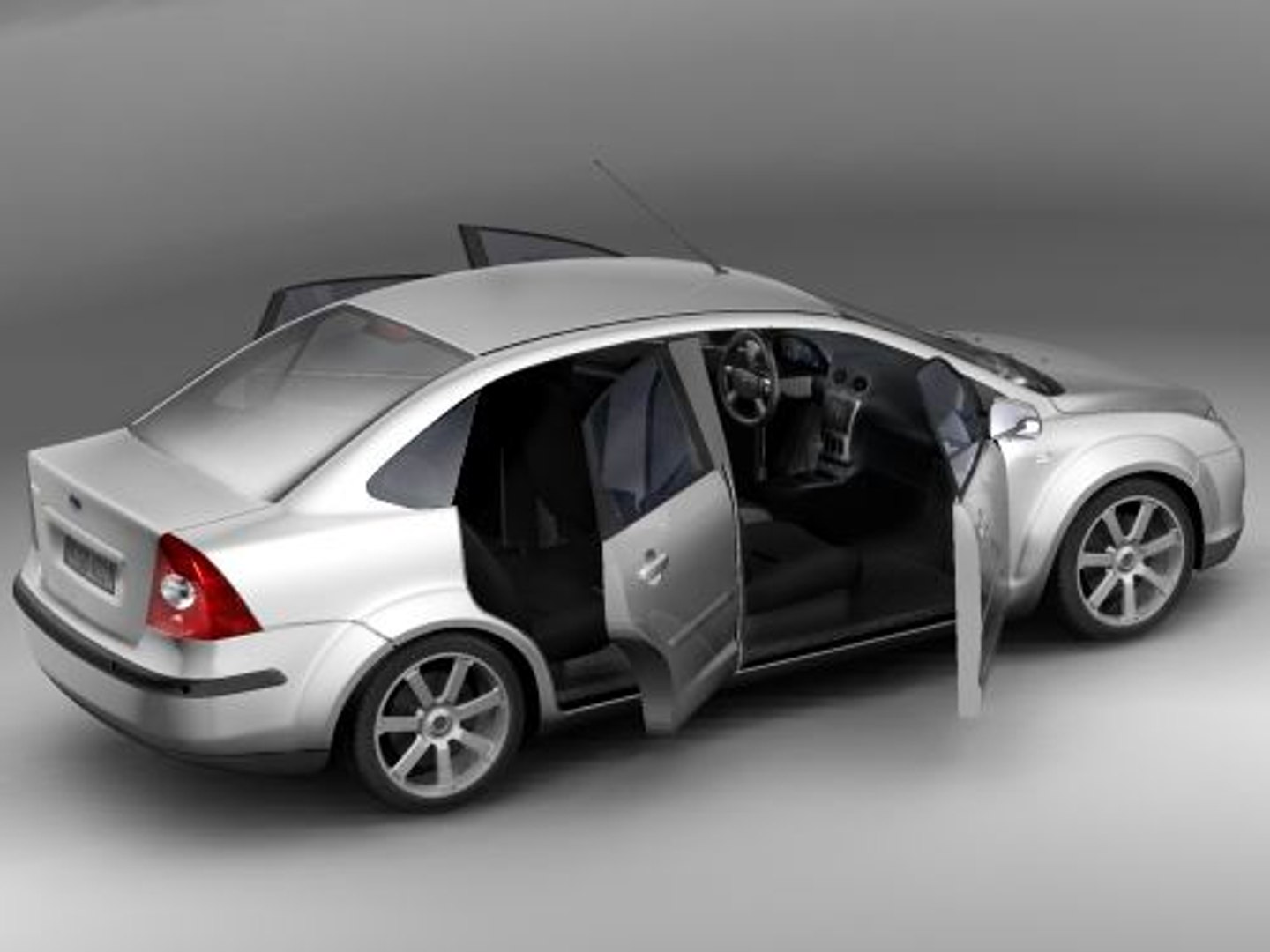 Focus Ii Sedan 3d Model