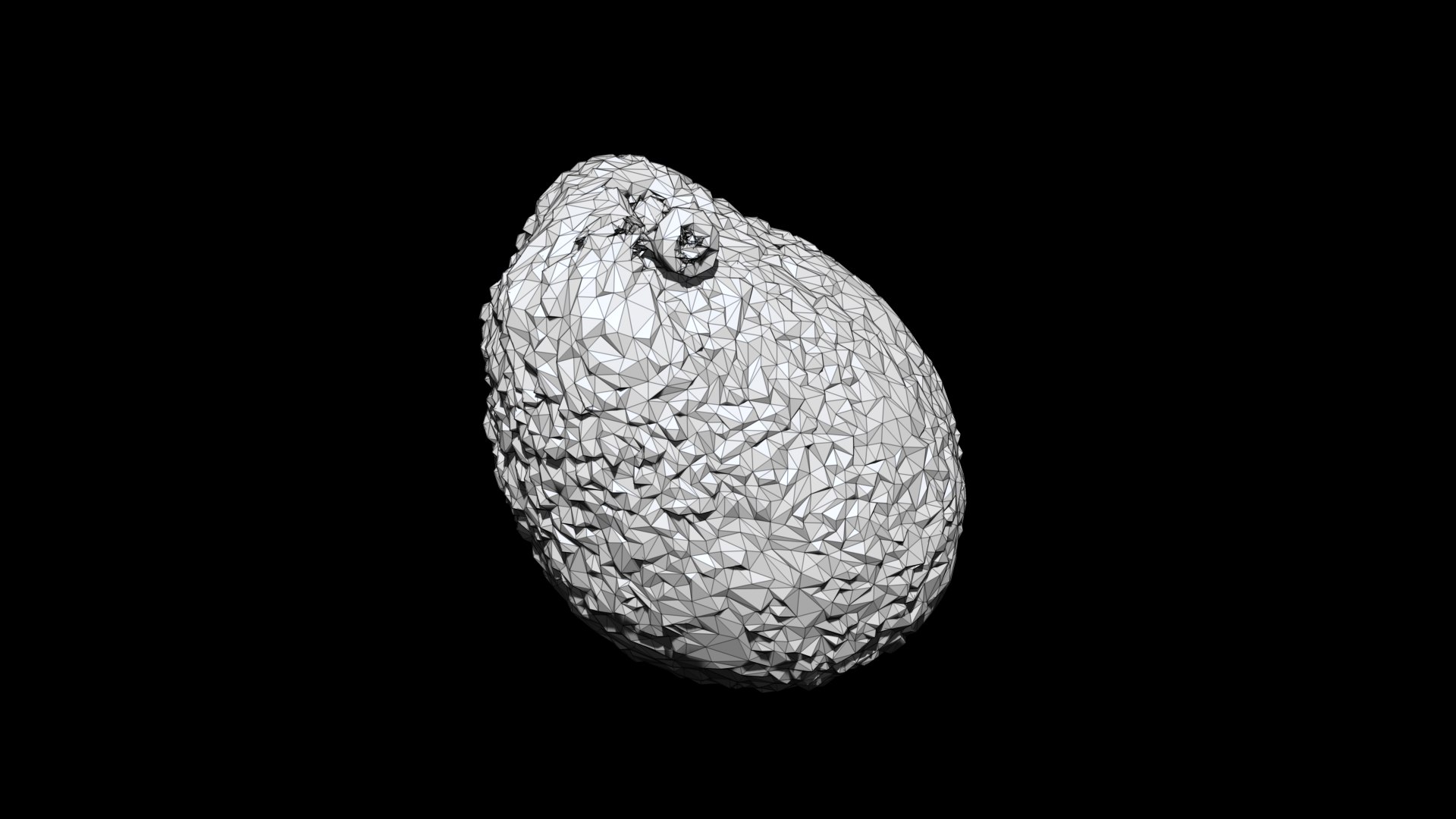 Avocado 3D CT Scan Model Decimate 1 Percent 3D Model - TurboSquid 1932362