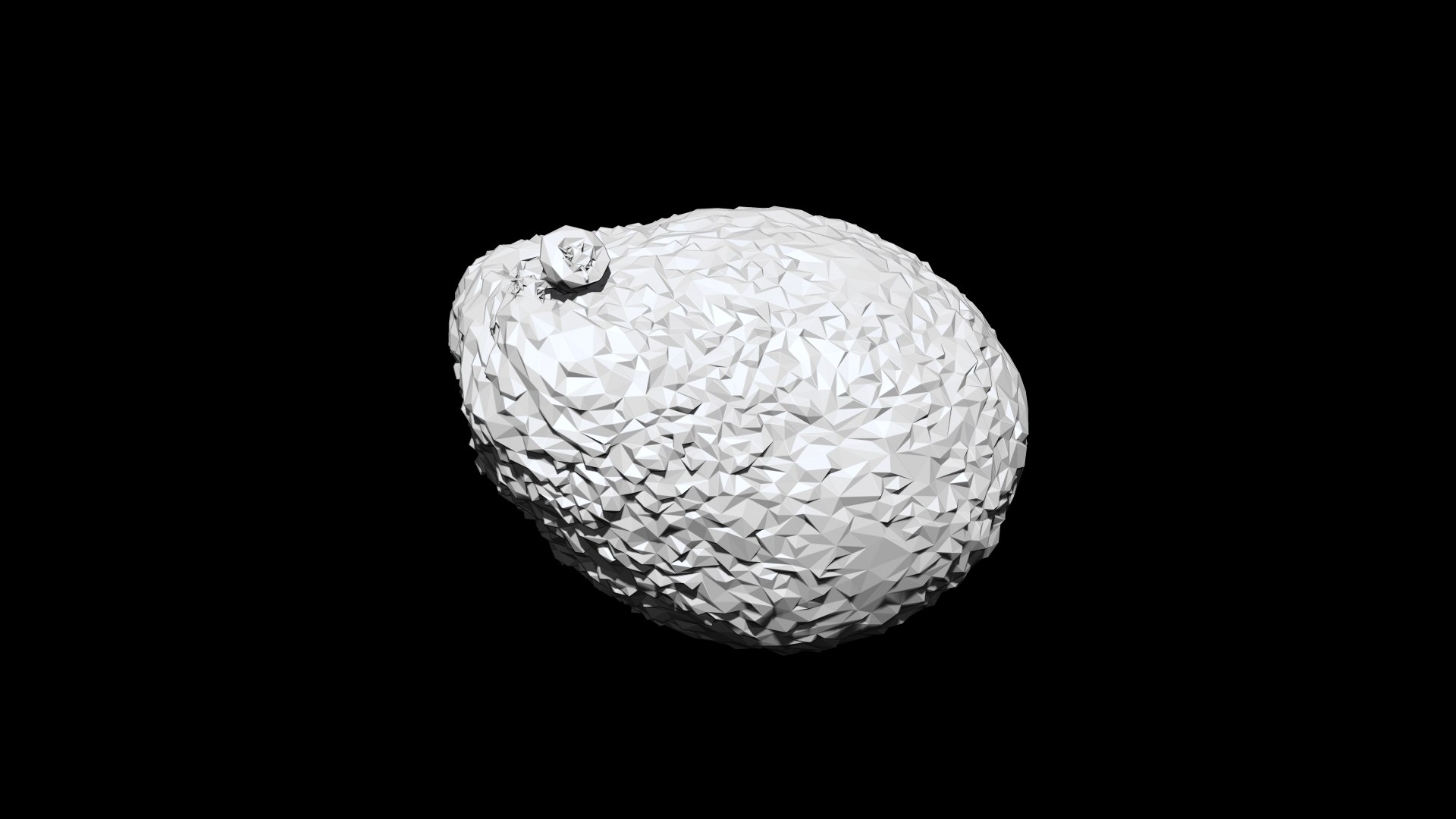 Avocado 3D CT Scan Model Decimate 1 Percent 3D Model - TurboSquid 1932362