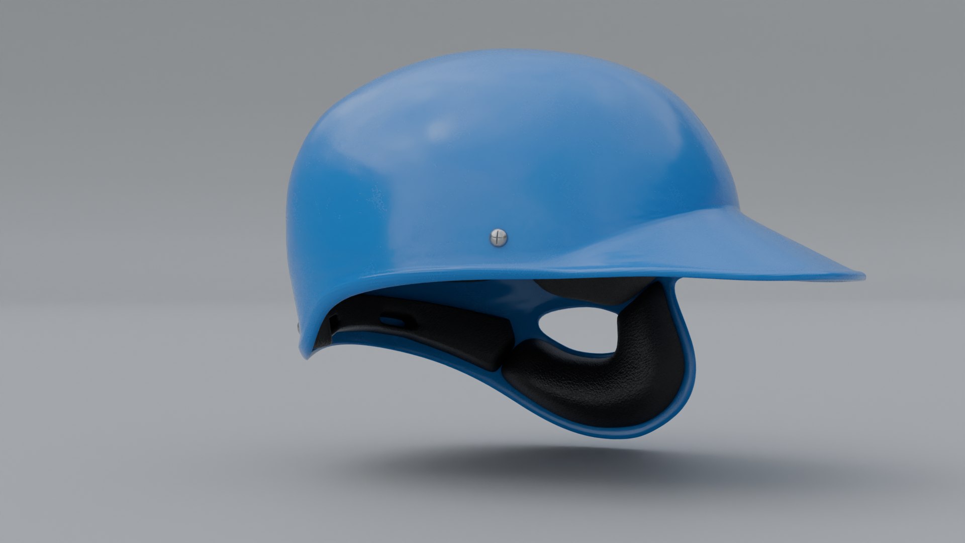 Baseball Batting Helmet - One Sided 3D - TurboSquid 2266302
