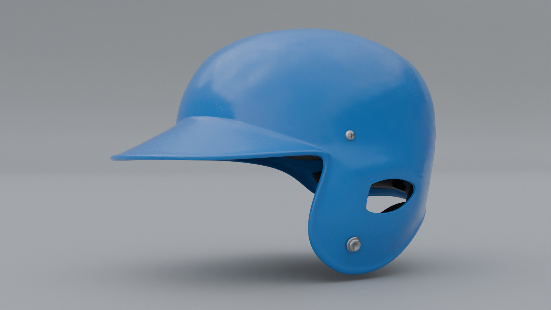 Baseball Batting Helmet - One Sided 3D - TurboSquid 2266302