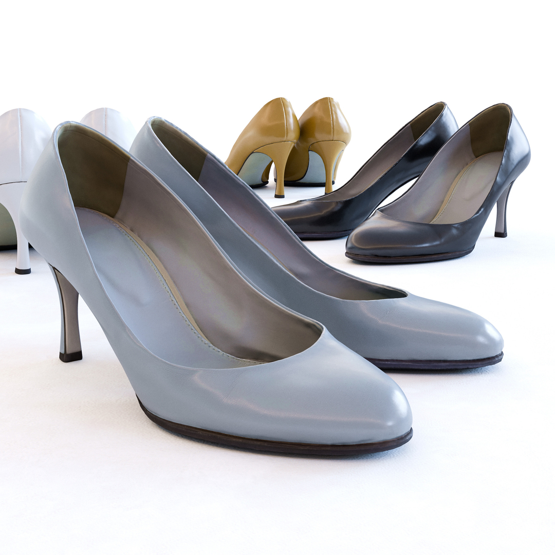 Female Shoes Collection 3D model - TurboSquid 1723203