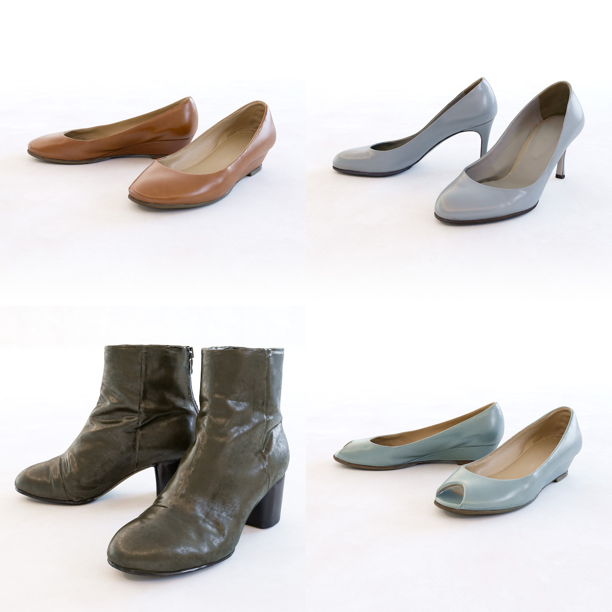 Female Shoes Collection 3D model - TurboSquid 1723203