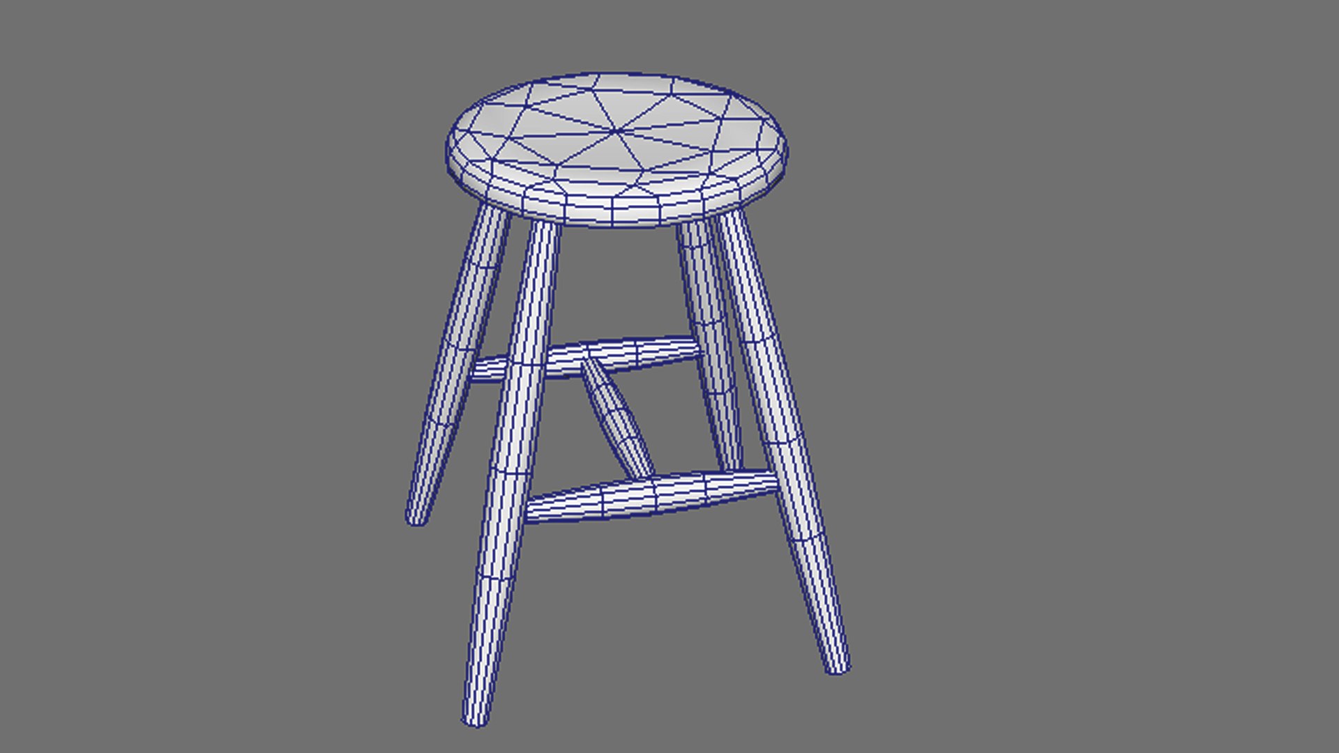 Wood Stool 3D Model - TurboSquid 2184651