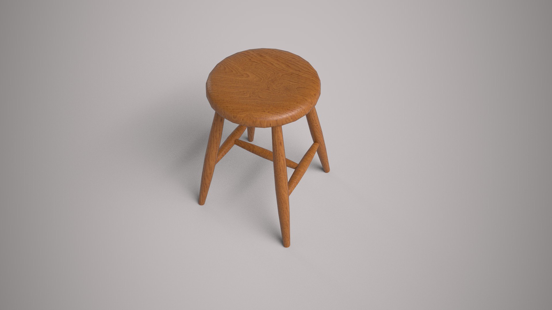 Wood Stool 3D Model - TurboSquid 2184651