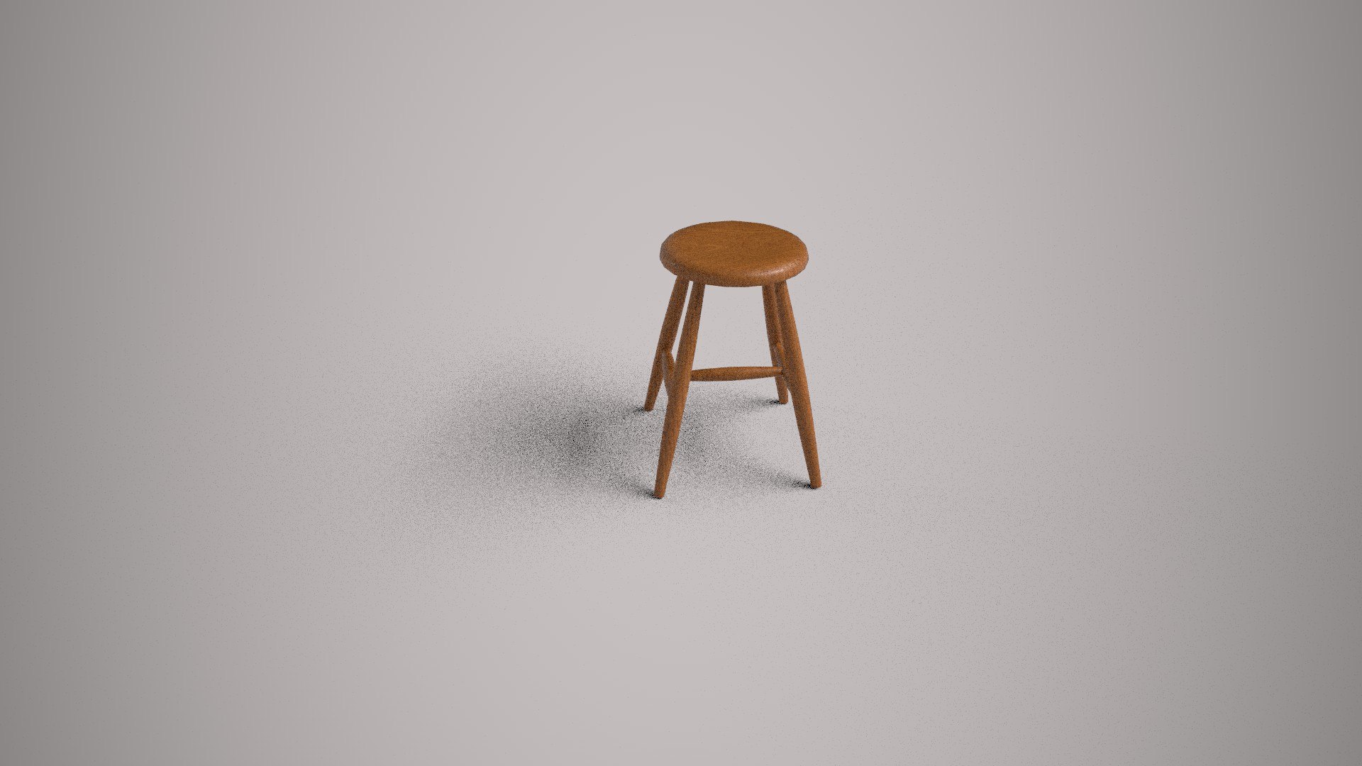Wood Stool 3D Model - TurboSquid 2184651