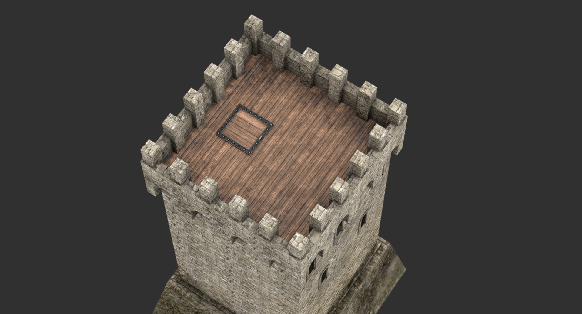 Blender Tower Medieval 3D - TurboSquid 1336022