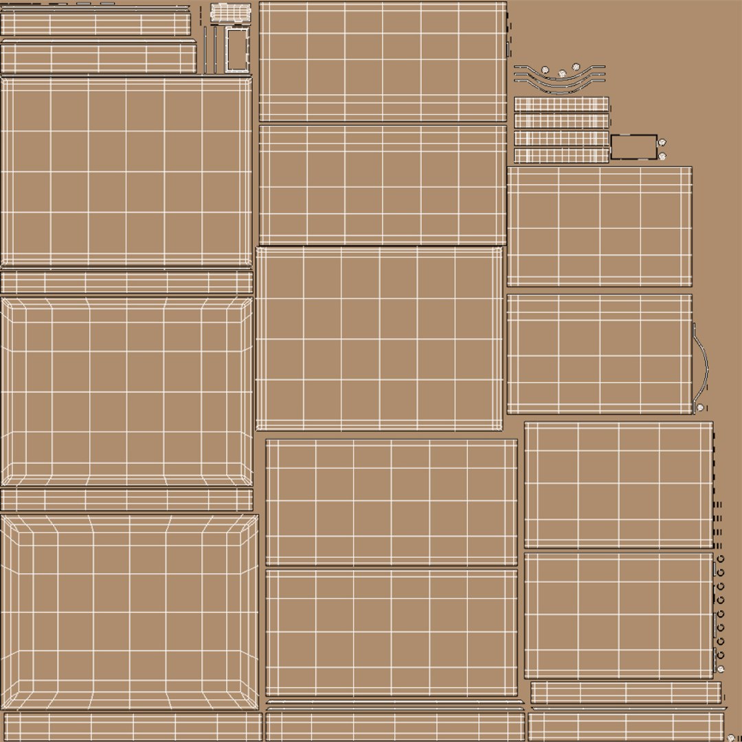 Opened Storage Box 3D Model - TurboSquid 1975200