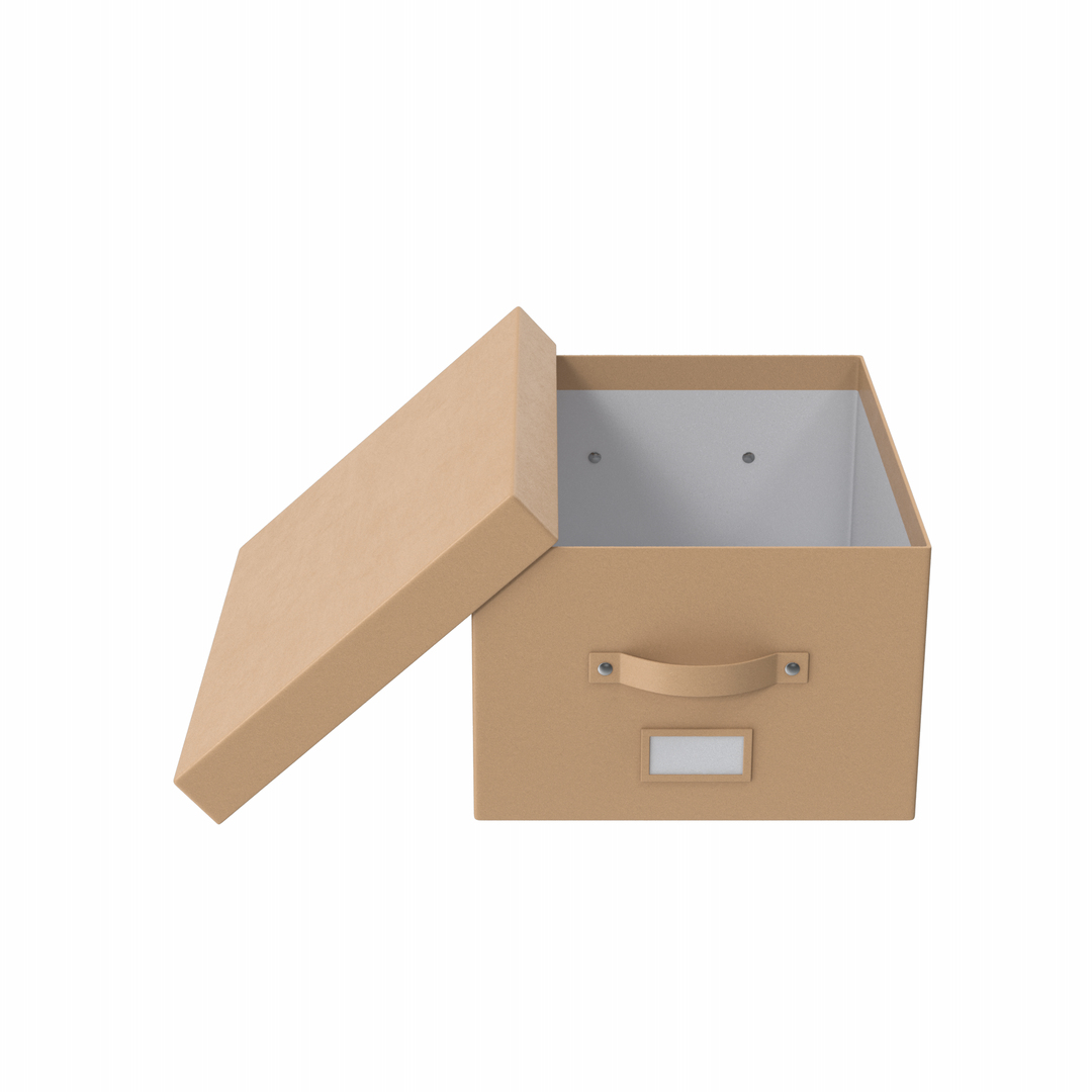 Opened Storage Box 3D Model - TurboSquid 1975200