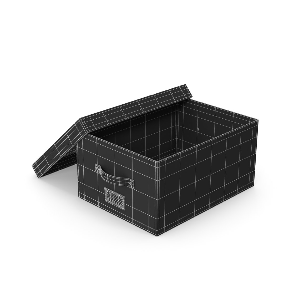 Opened Storage Box 3D Model - TurboSquid 1975200