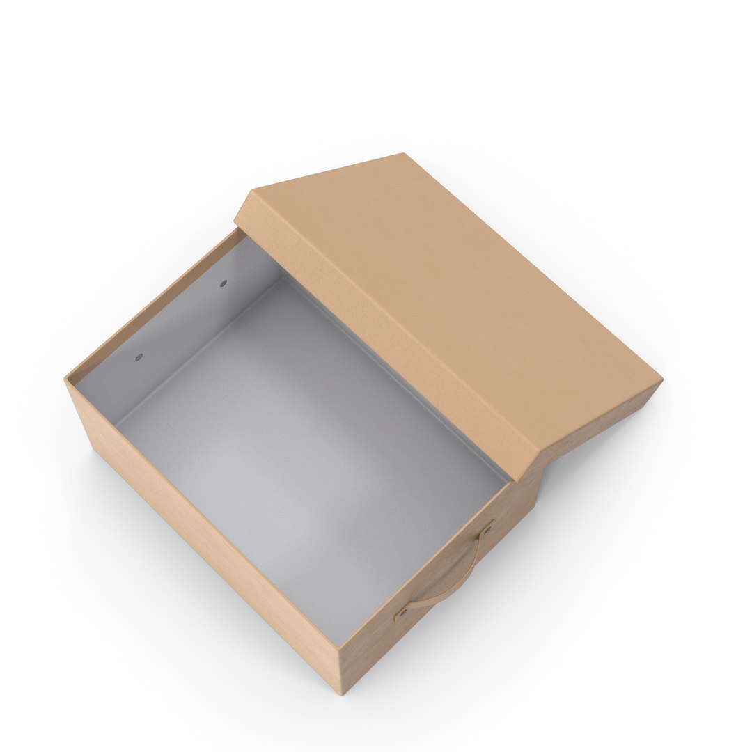 Opened Storage Box 3D Model - TurboSquid 1975200