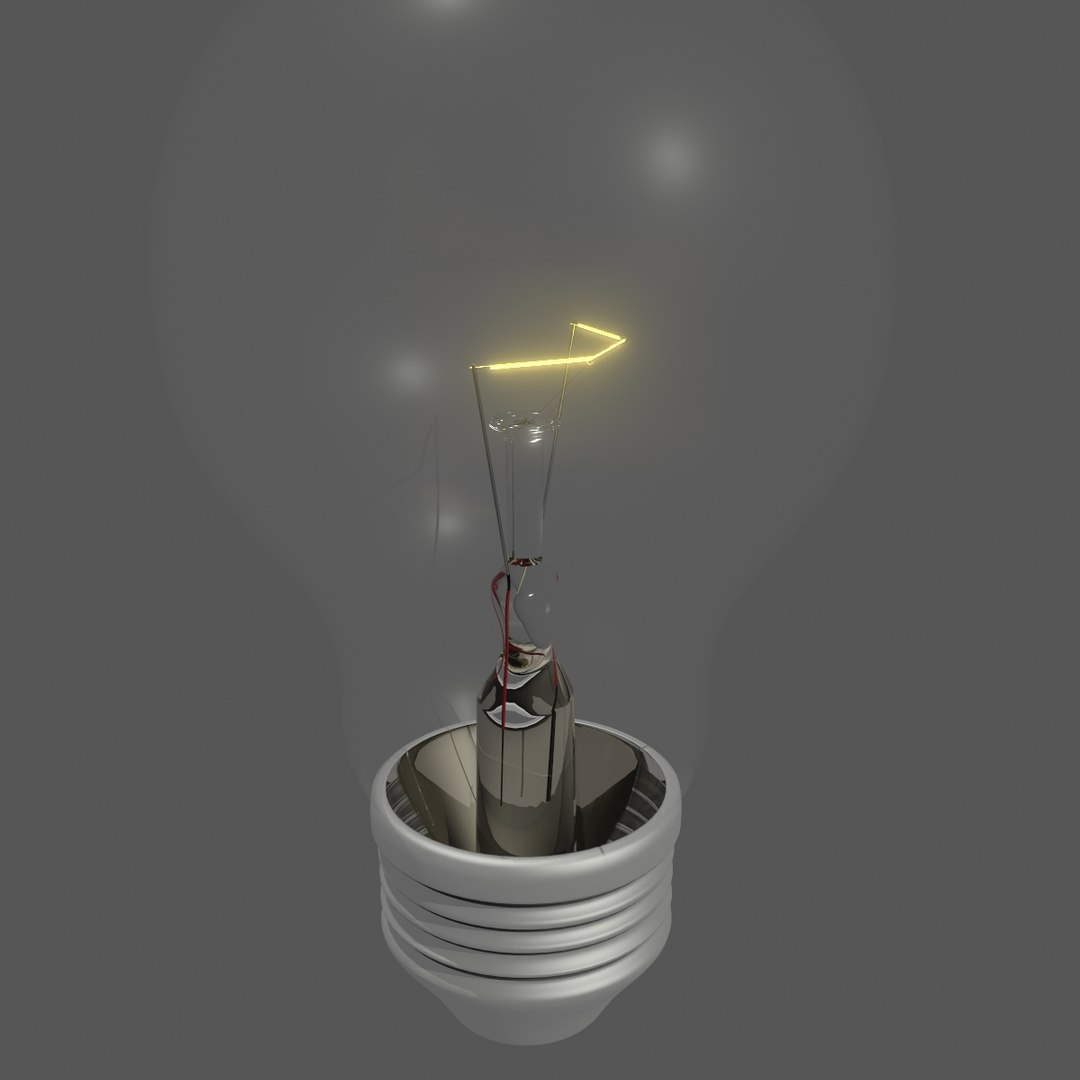 3d Light Bulb