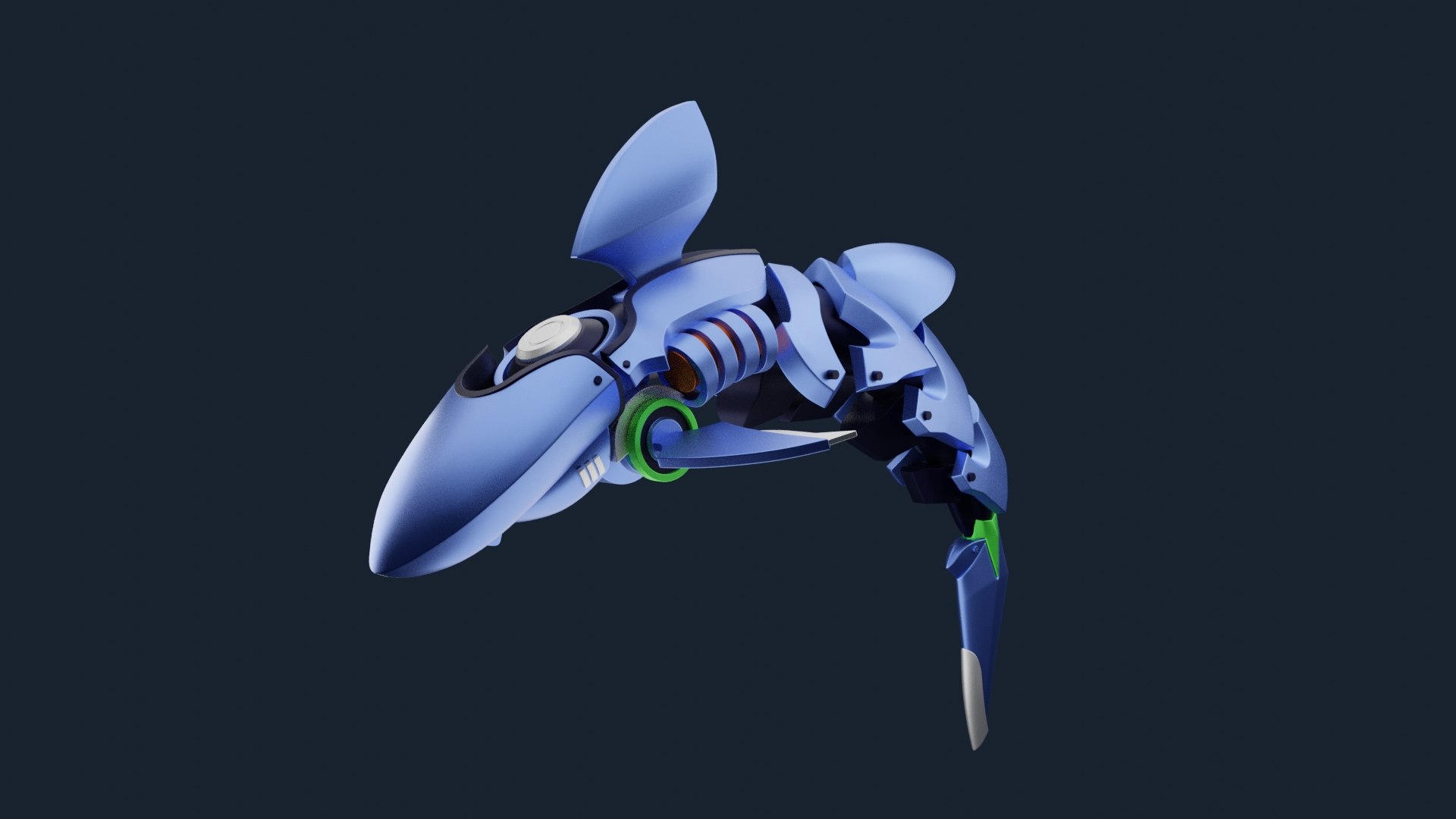 3D Model Robotic Dolphin - TurboSquid 2156895