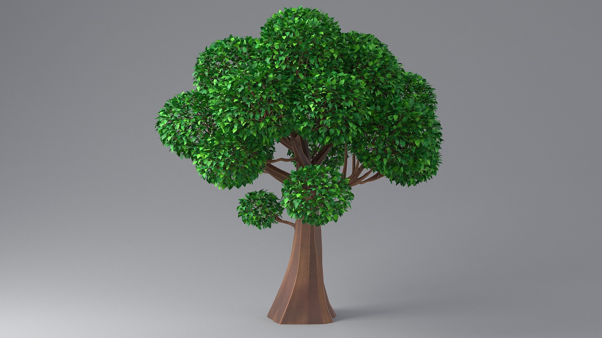 Cartoon Tree 5 3D model - TurboSquid 1921298