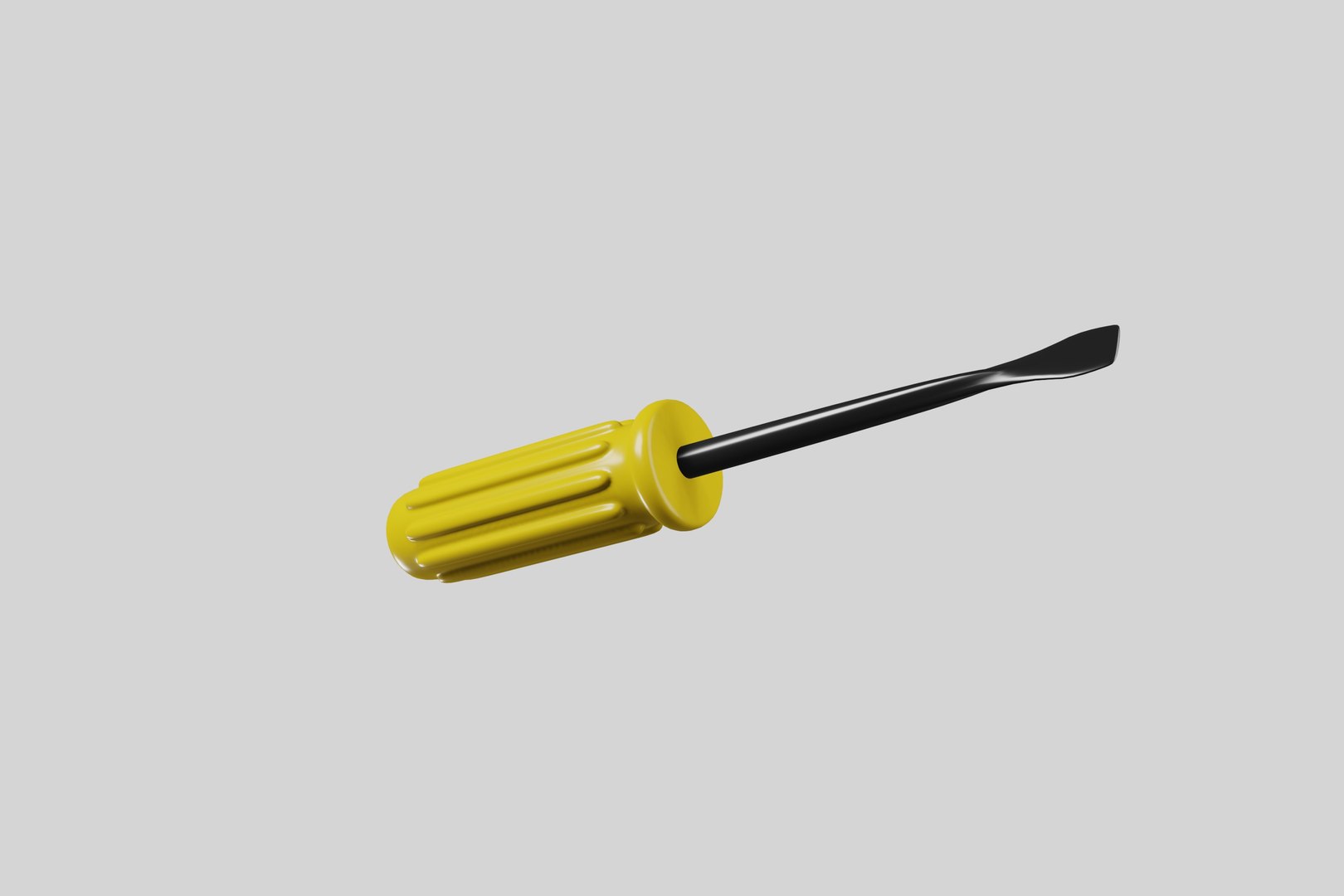 Yellow Screwdriver Tool 3D Model - TurboSquid 2015659
