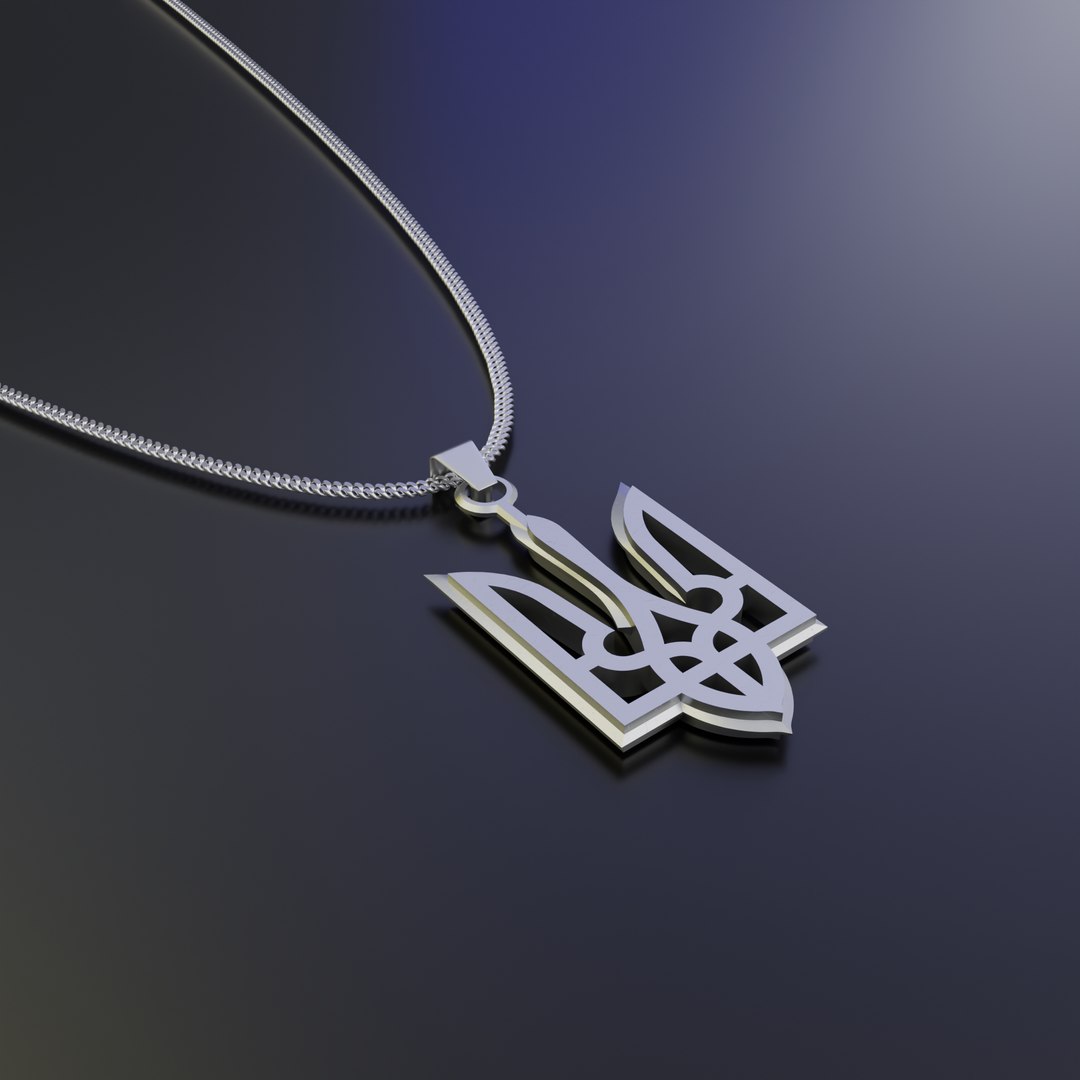 3D Trident Pendant Model - TurboSquid 2024620