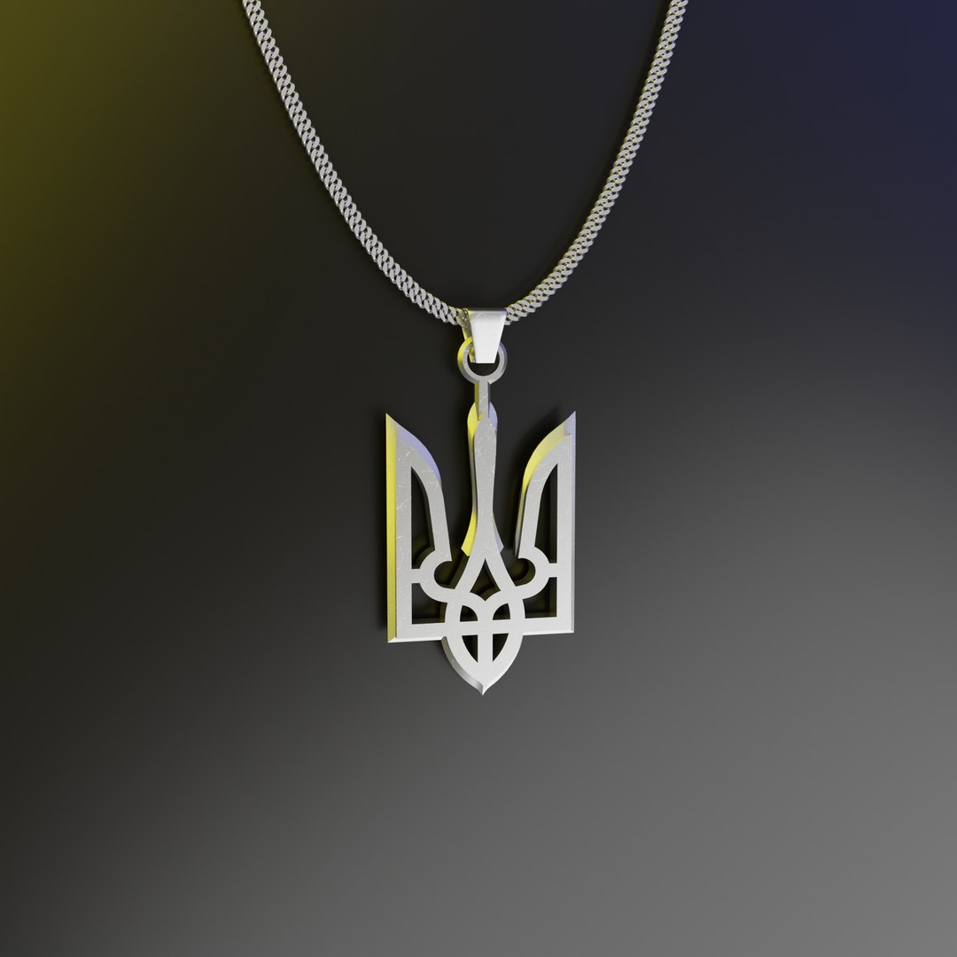 3D Trident Pendant Model - TurboSquid 2024620