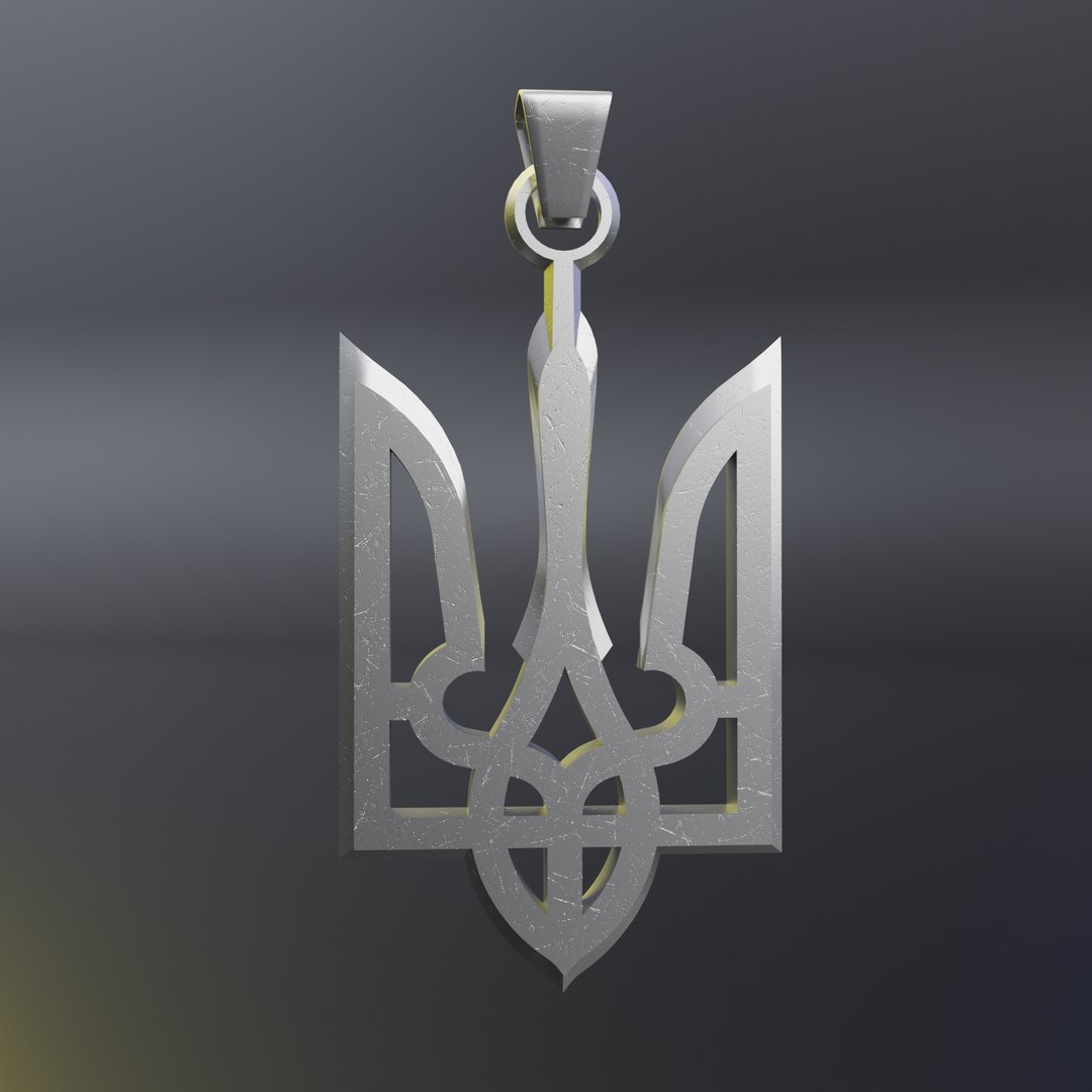 3D Trident Pendant Model - TurboSquid 2024620