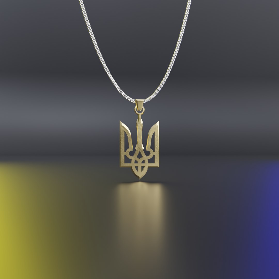 3D Trident Pendant Model - TurboSquid 2024620
